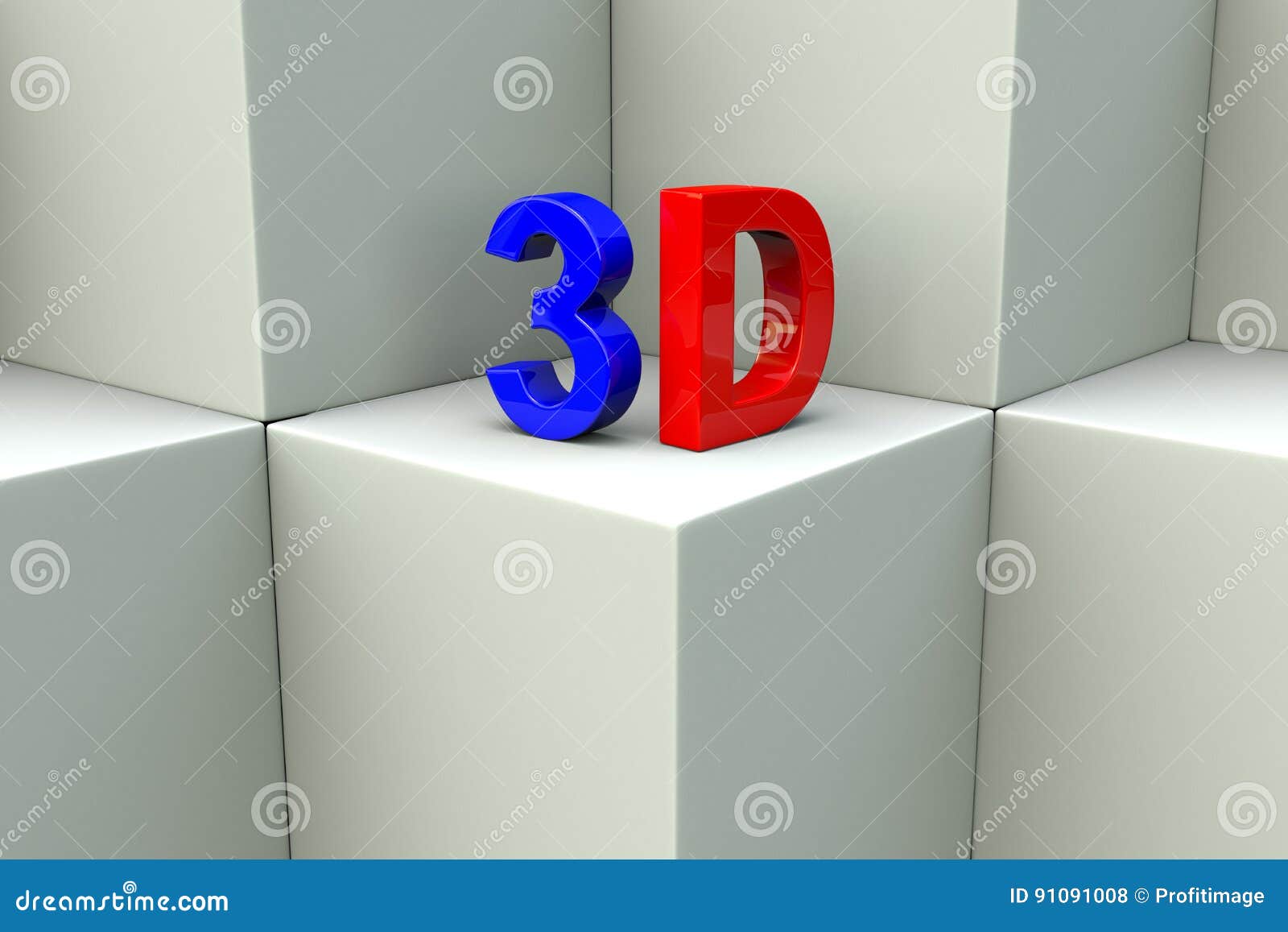 Three dimensional stock illustration. Illustration of dimensional ...