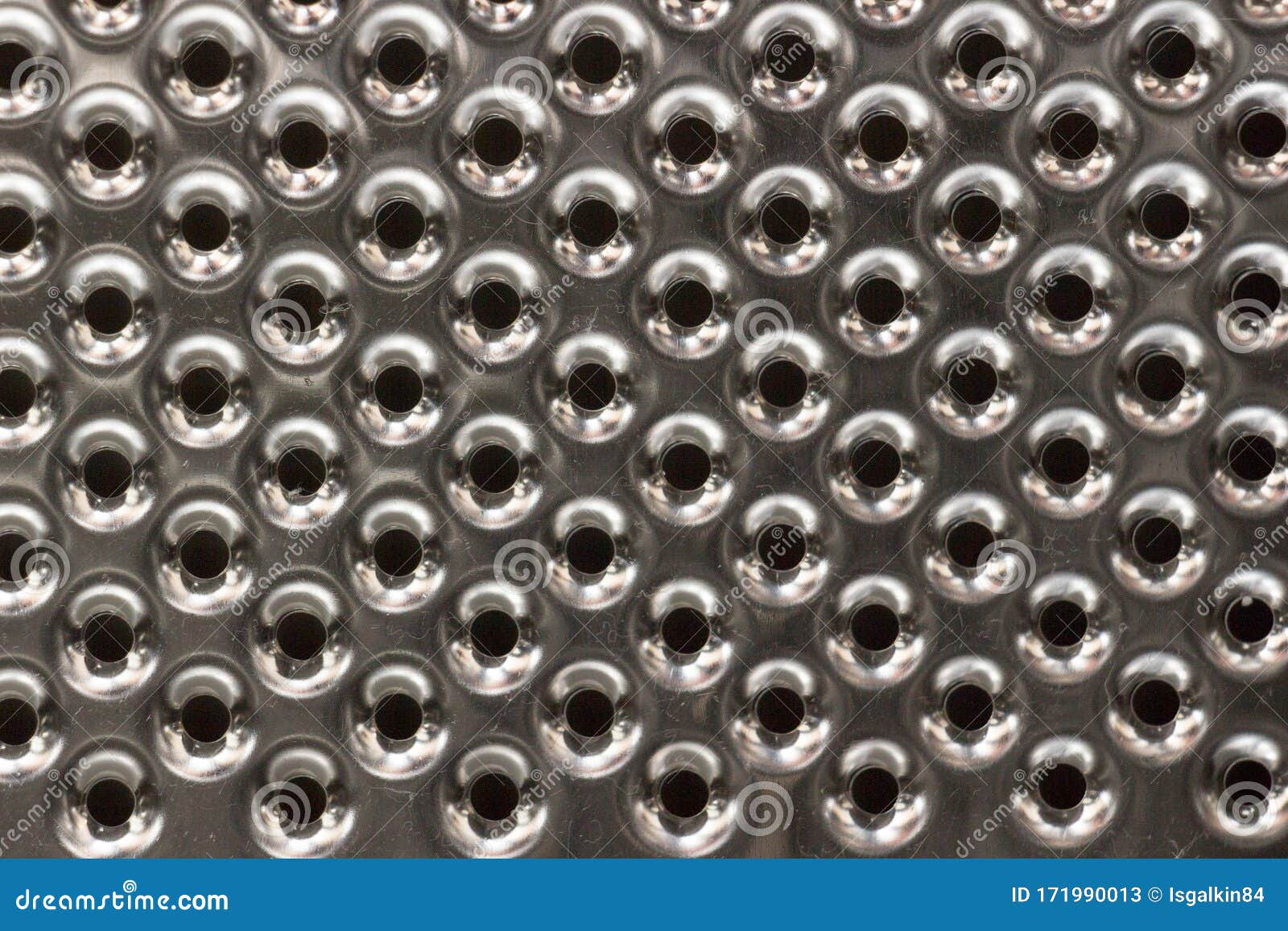 Three-dimensional Texture of Chrome with Perforation Stock Image ...