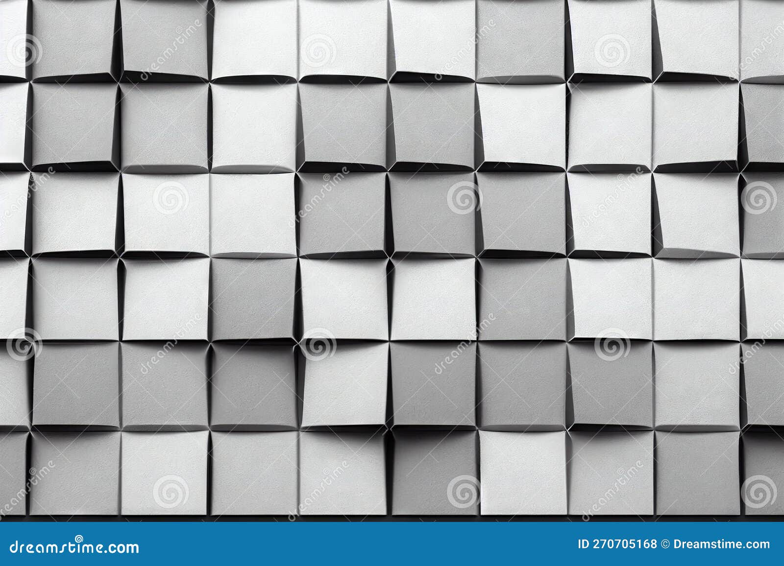 Three-dimensional Uneven Square Grey Tiles Stock Illustration ...