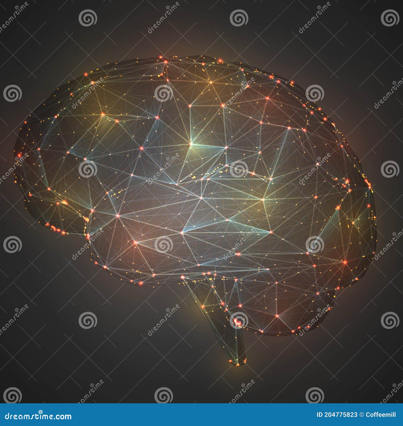 Three-dimensional Vector Cyber Brain. Neural Network Mega-data Processing, Template Interface ...