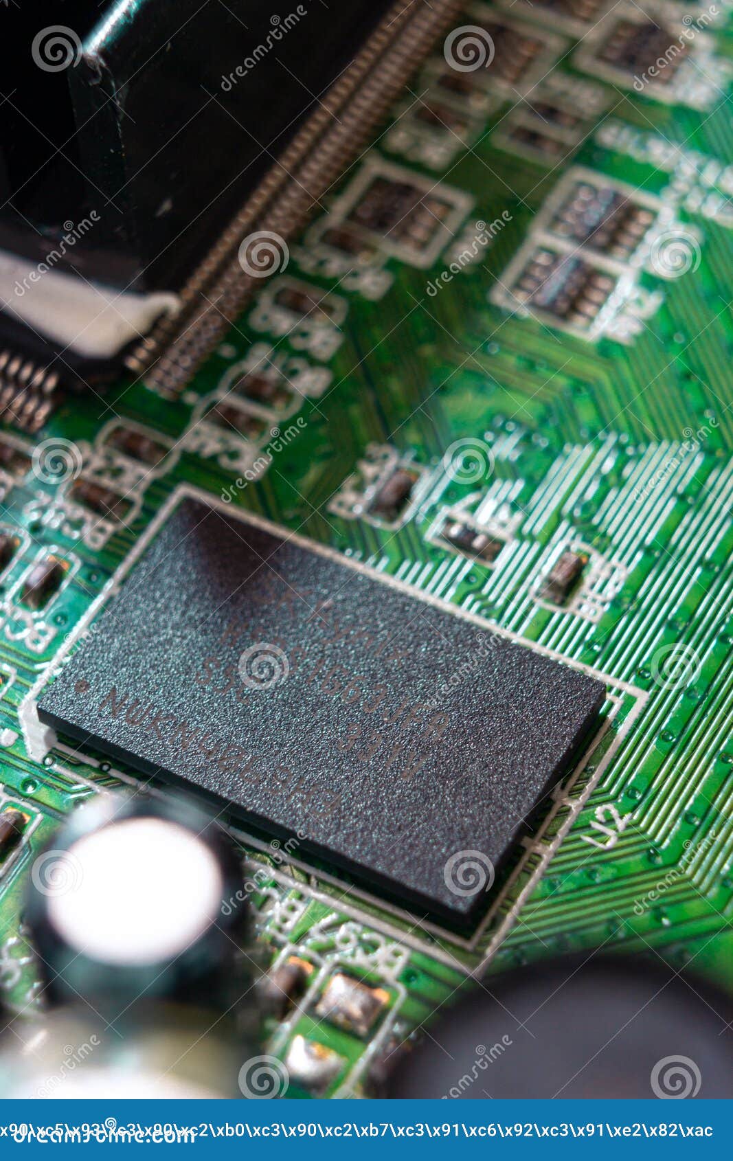 Three-dimensional View of the Electronic Board of a Digital Set-top Box ...
