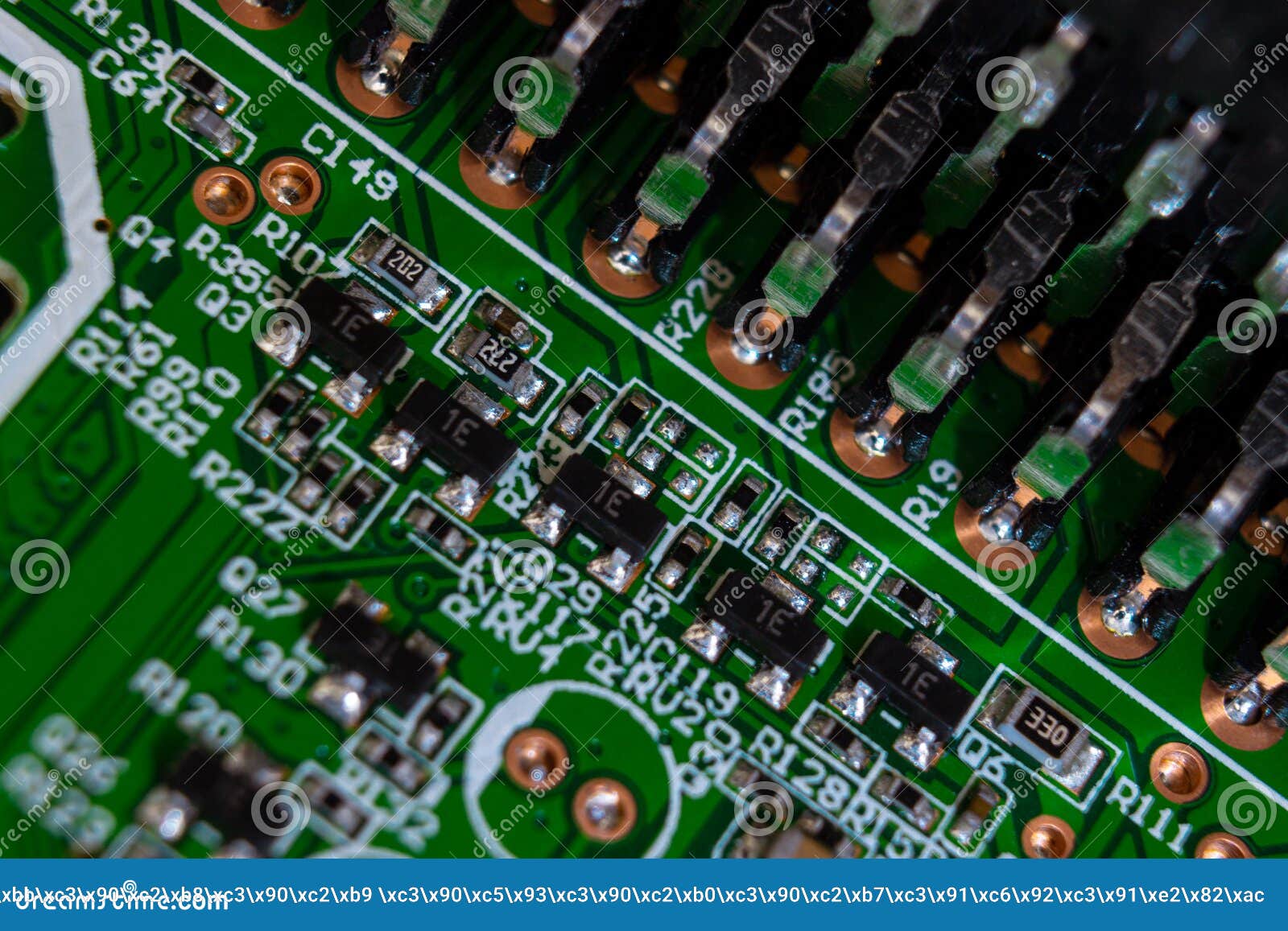 Three-dimensional View of the Electronic Board of a Digital Set-top Box ...