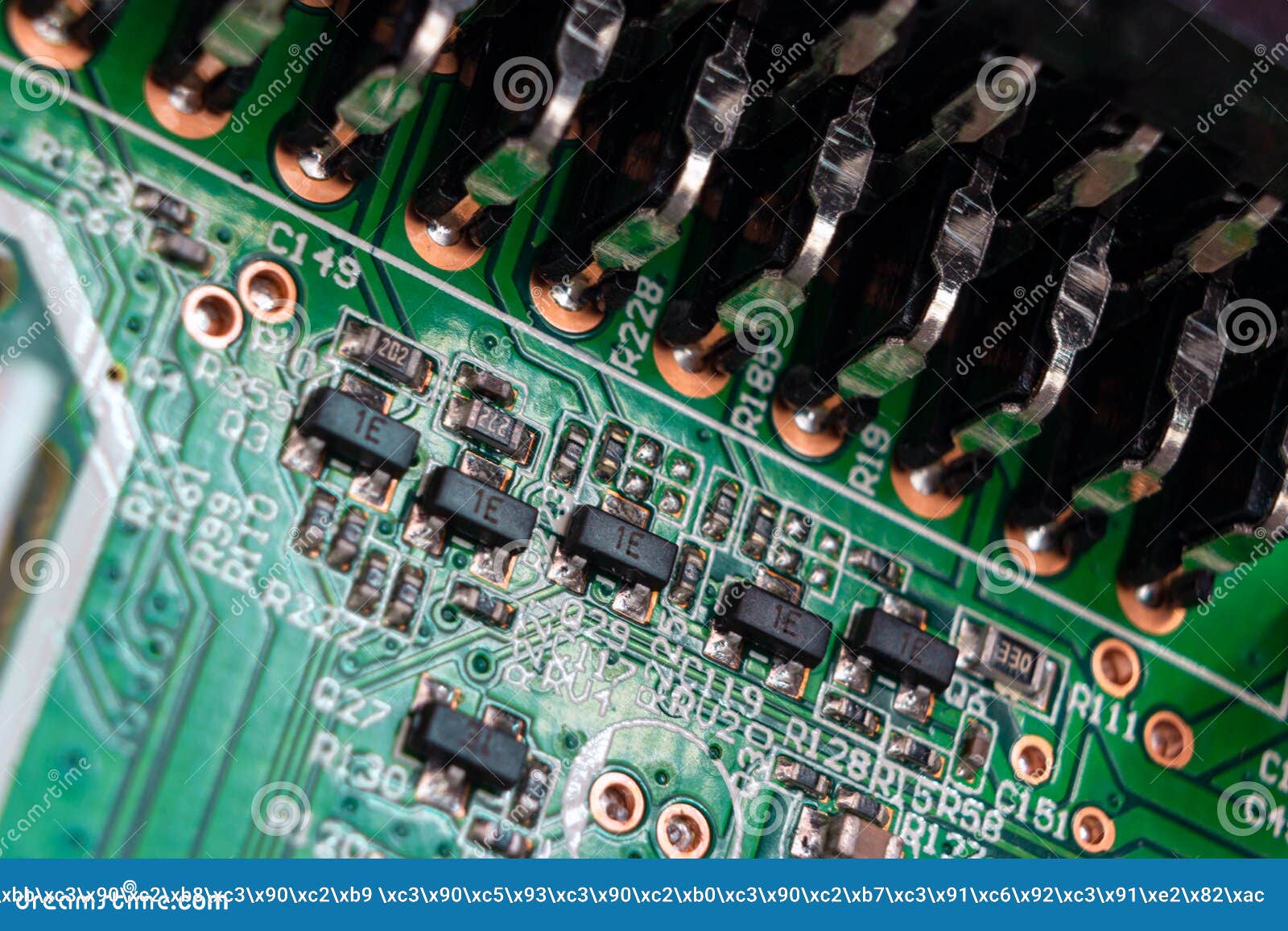 Three-dimensional View of the Electronic Board of a Digital Set-top Box ...