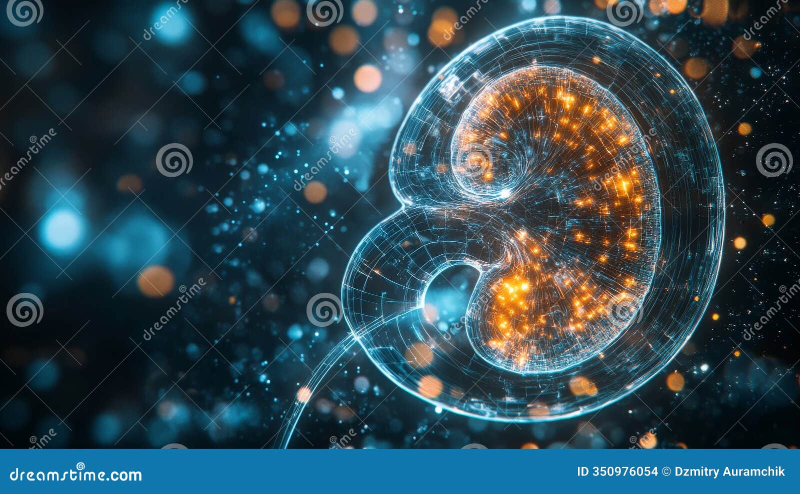 Three-Dimensional Visualization of Human Liver Anatomy Stock Photo ...