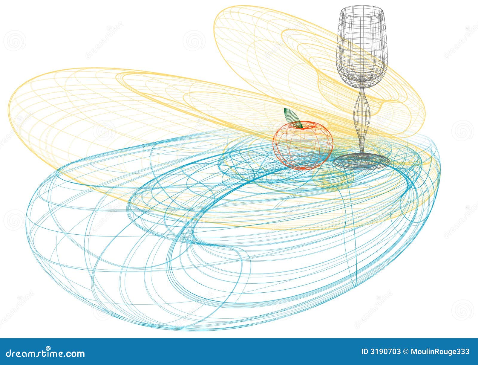 Three Dimensions Objects, 3d Picture. Image: 3190703
