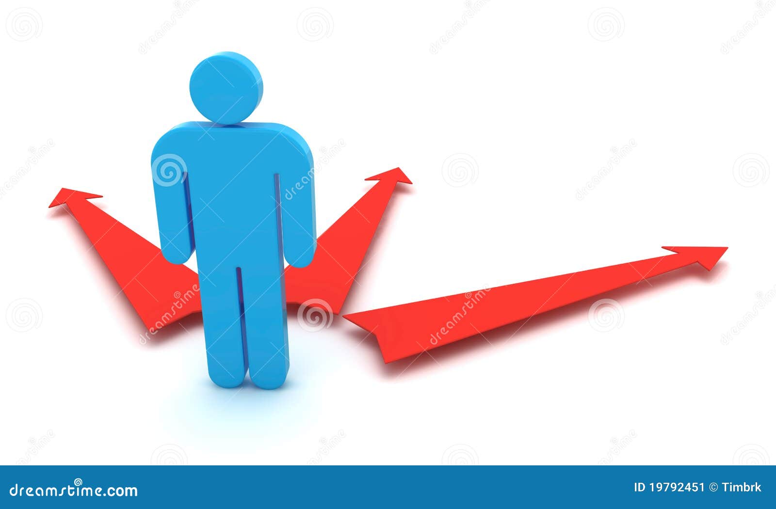 Three directions stock illustration. Illustration of graphic - 19792451