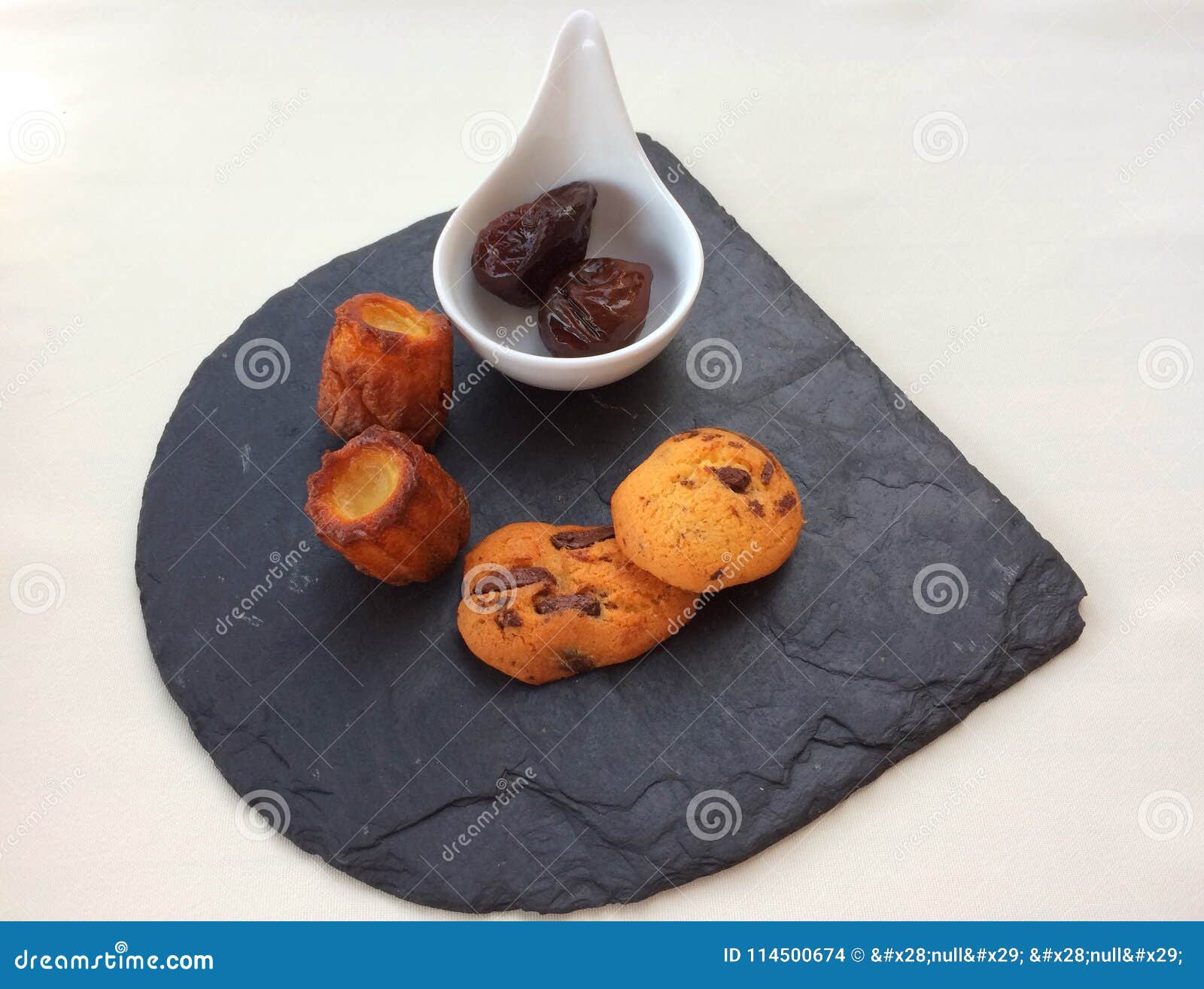 A Three Dish Tapas or Starter for Two Stock Photo - Image of rice ...