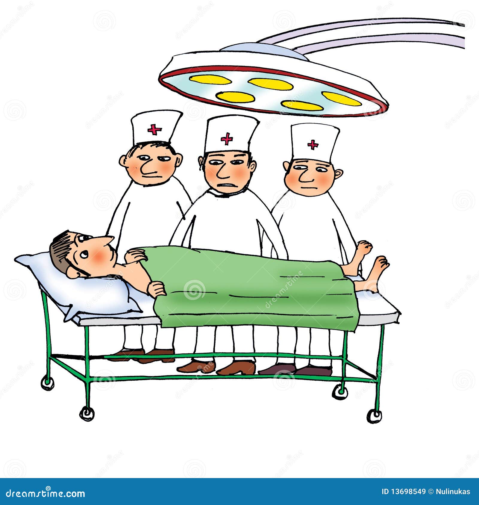 Three doctors stock illustration. Illustration of senior - 13698549