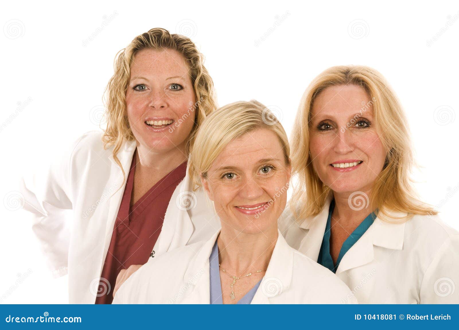 Three Doctors or Nurses in Medical Lab Coats Stock Image - Image of ... Three Doctors or Nurses in Medical Lab Coats Stock Image - Image of ...