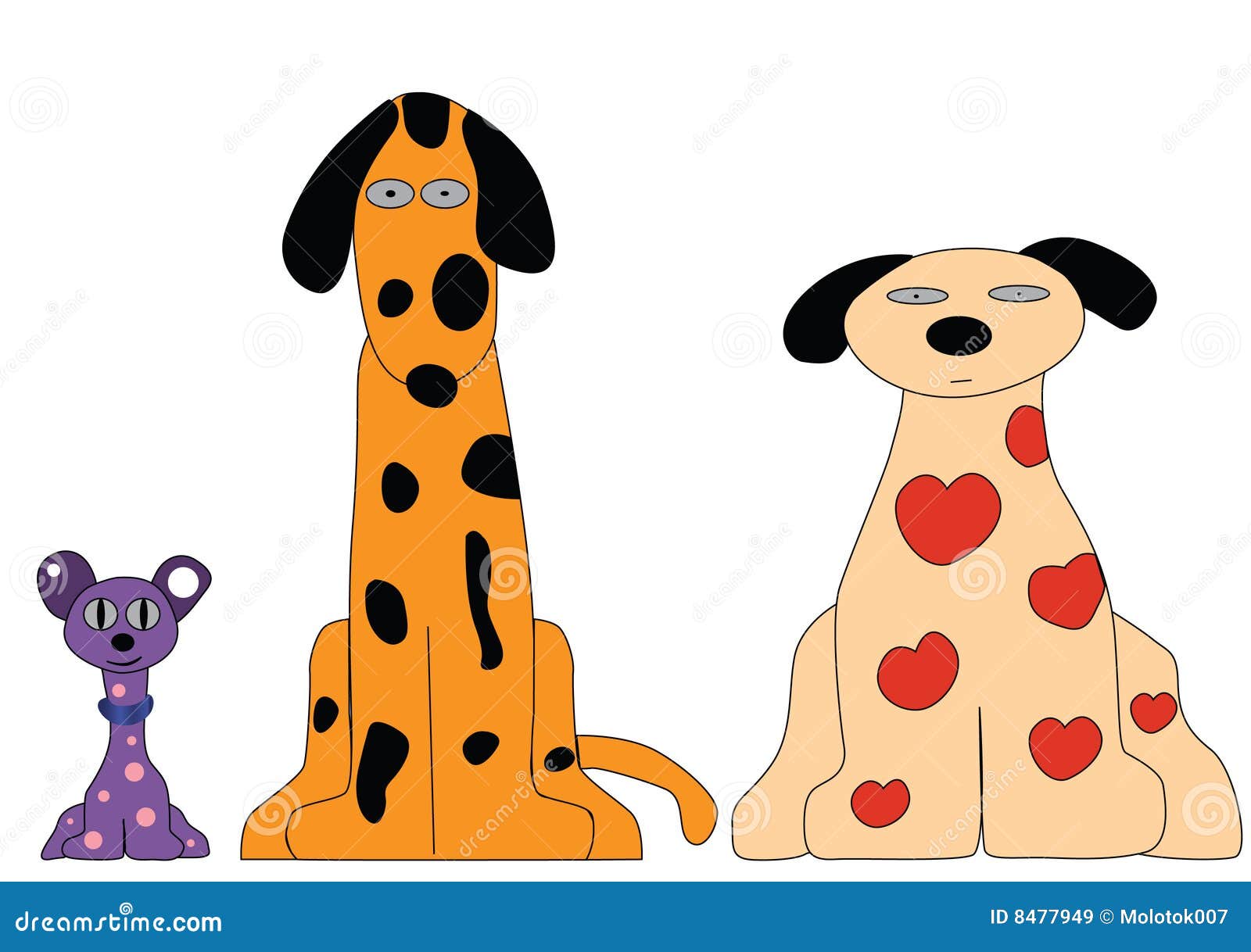 Three Dogs Sitting Stock Illustrations – 46 Three Dogs Sitting Stock ...