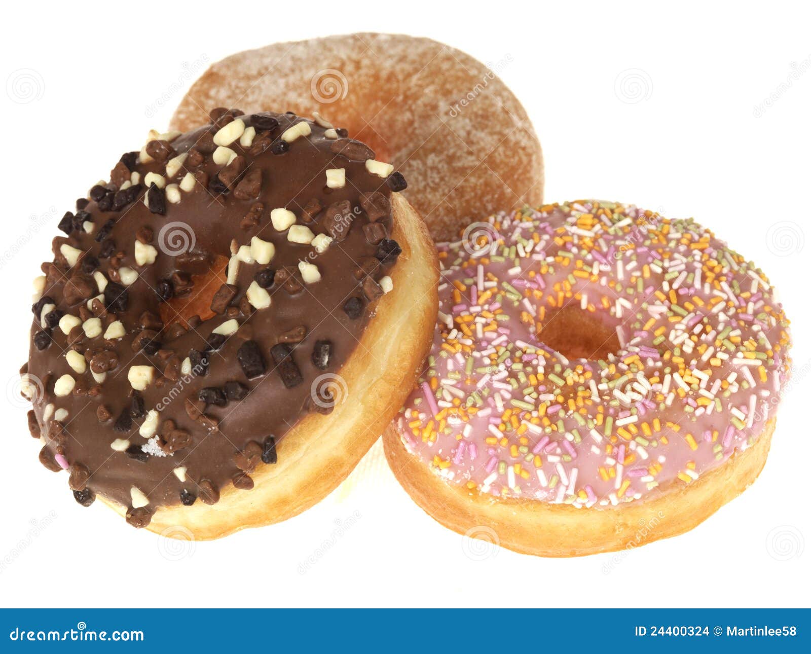 Three Donuts Stock Images - Image: 24400324