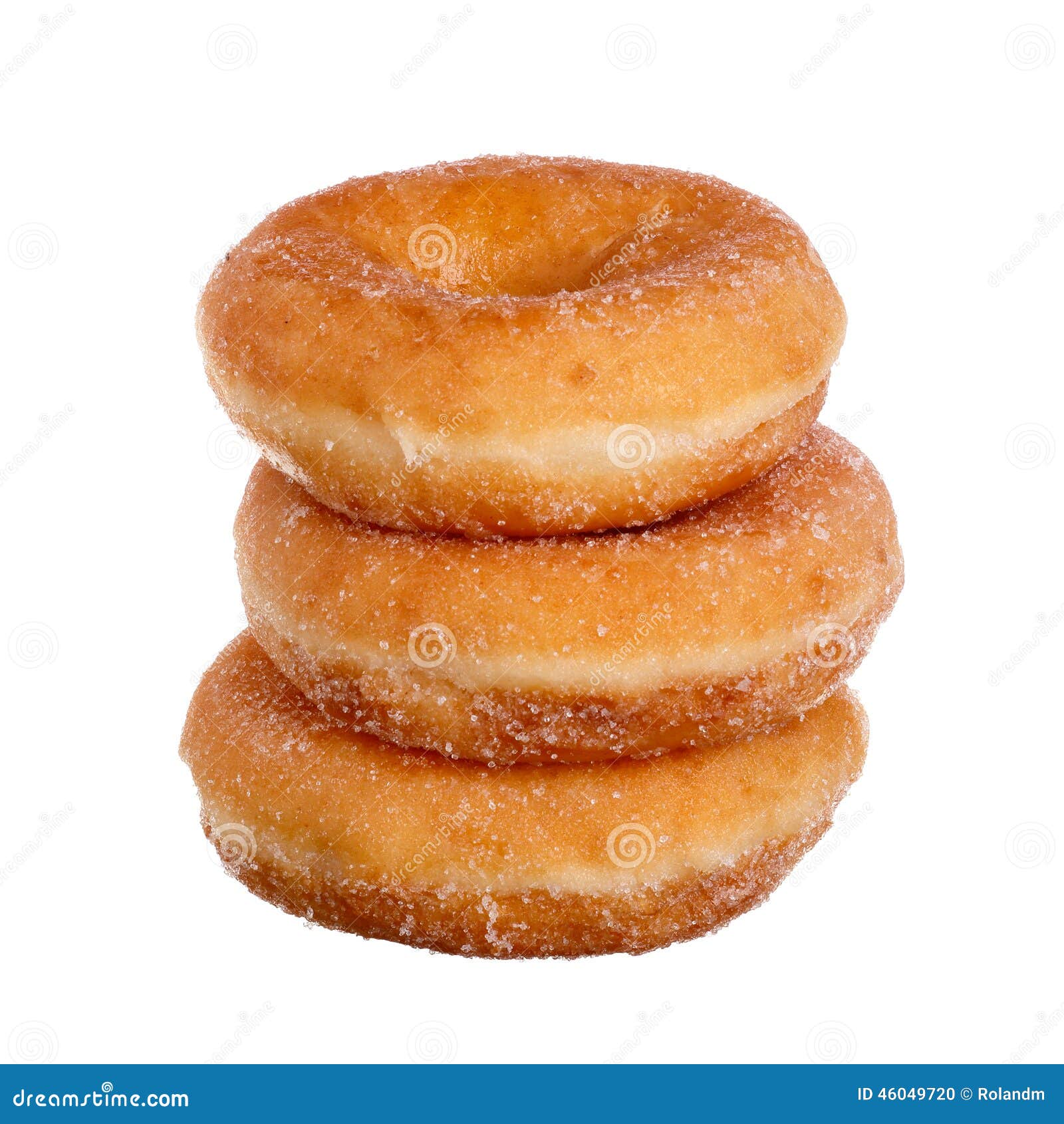 Three donuts stock photo. Image of eating, snack, background - 46049720