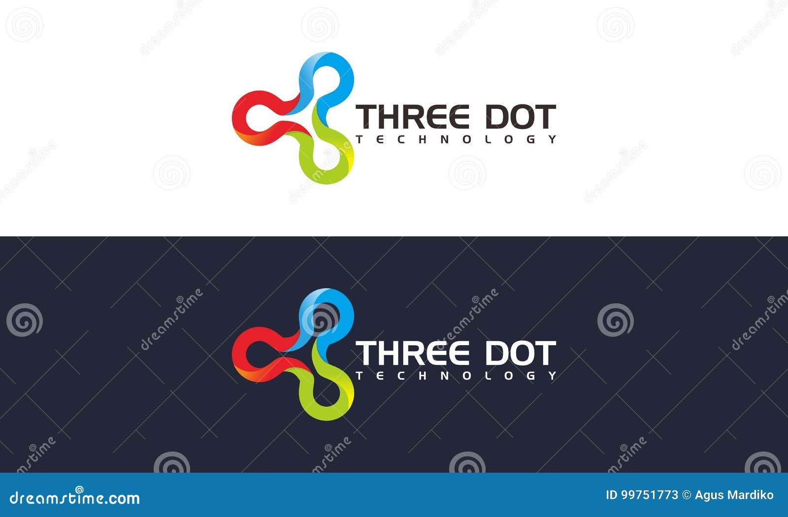 Three Dot Logo stock illustration. Illustration of brand - 99751773