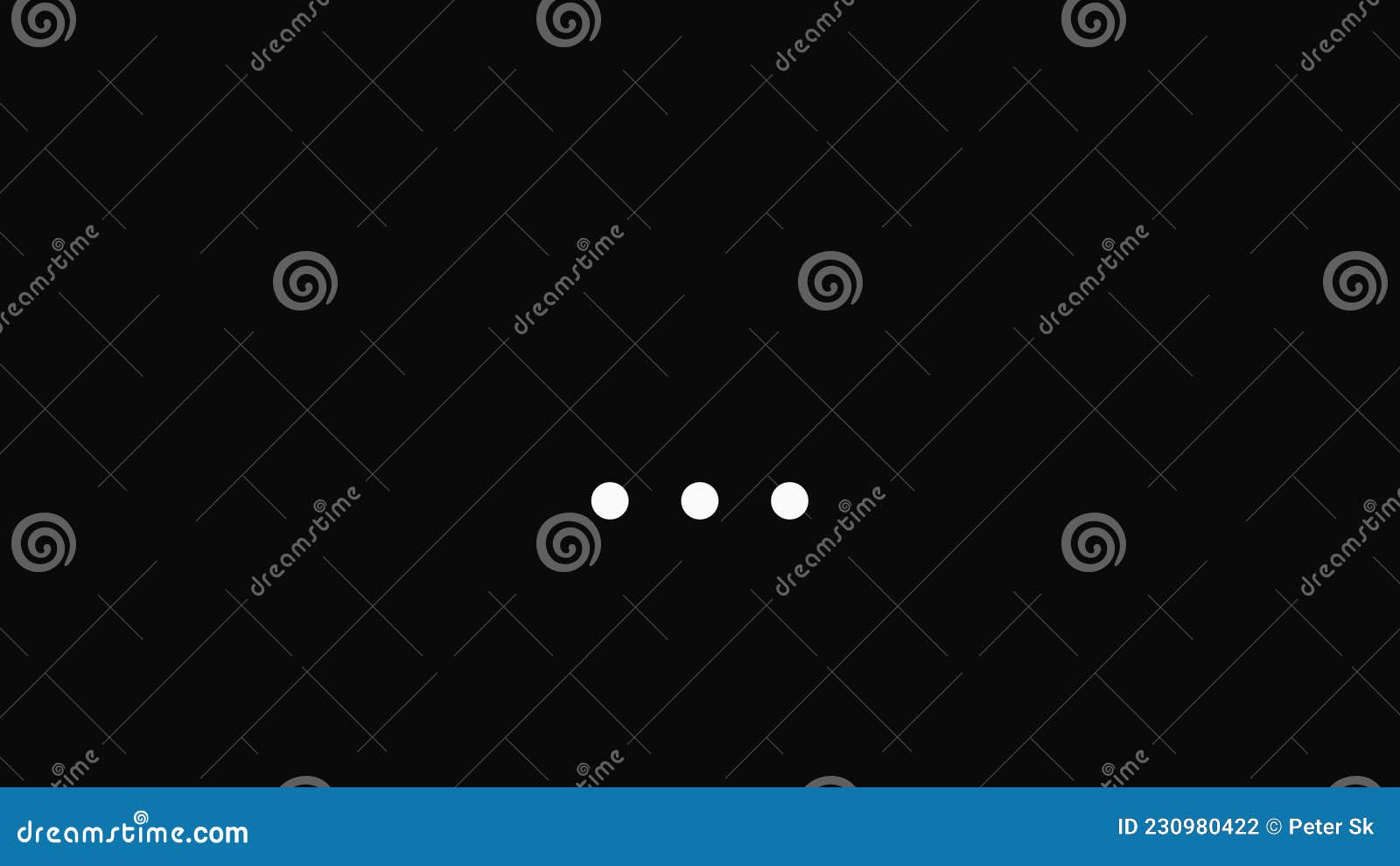 Three Dots Bouncing 4k Loading Animation Stock Footage - Video of video ...