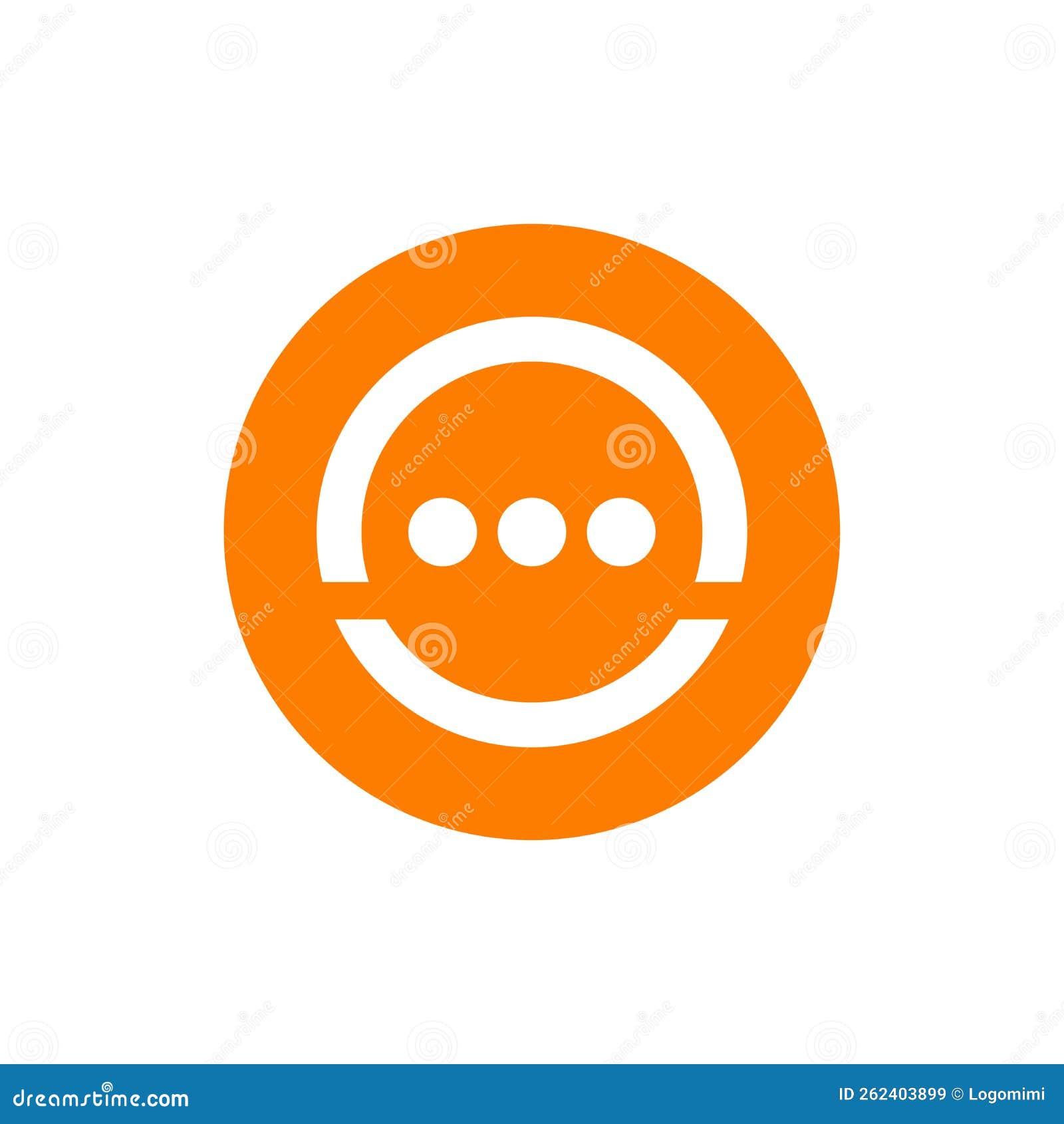 Three Dots Logo Icon Design Template Elements, Flat Design Style ...