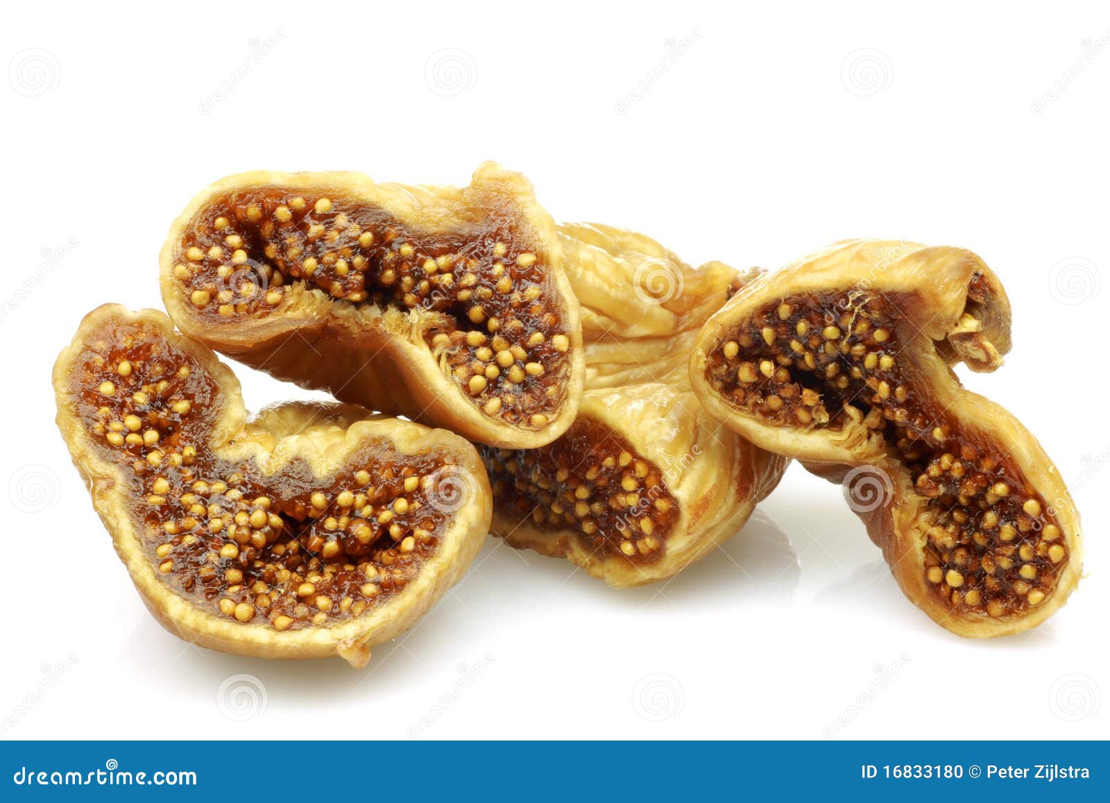 Three Dried and One Cut Fig Stock Photo - Image of healthy, ripe: 16833180