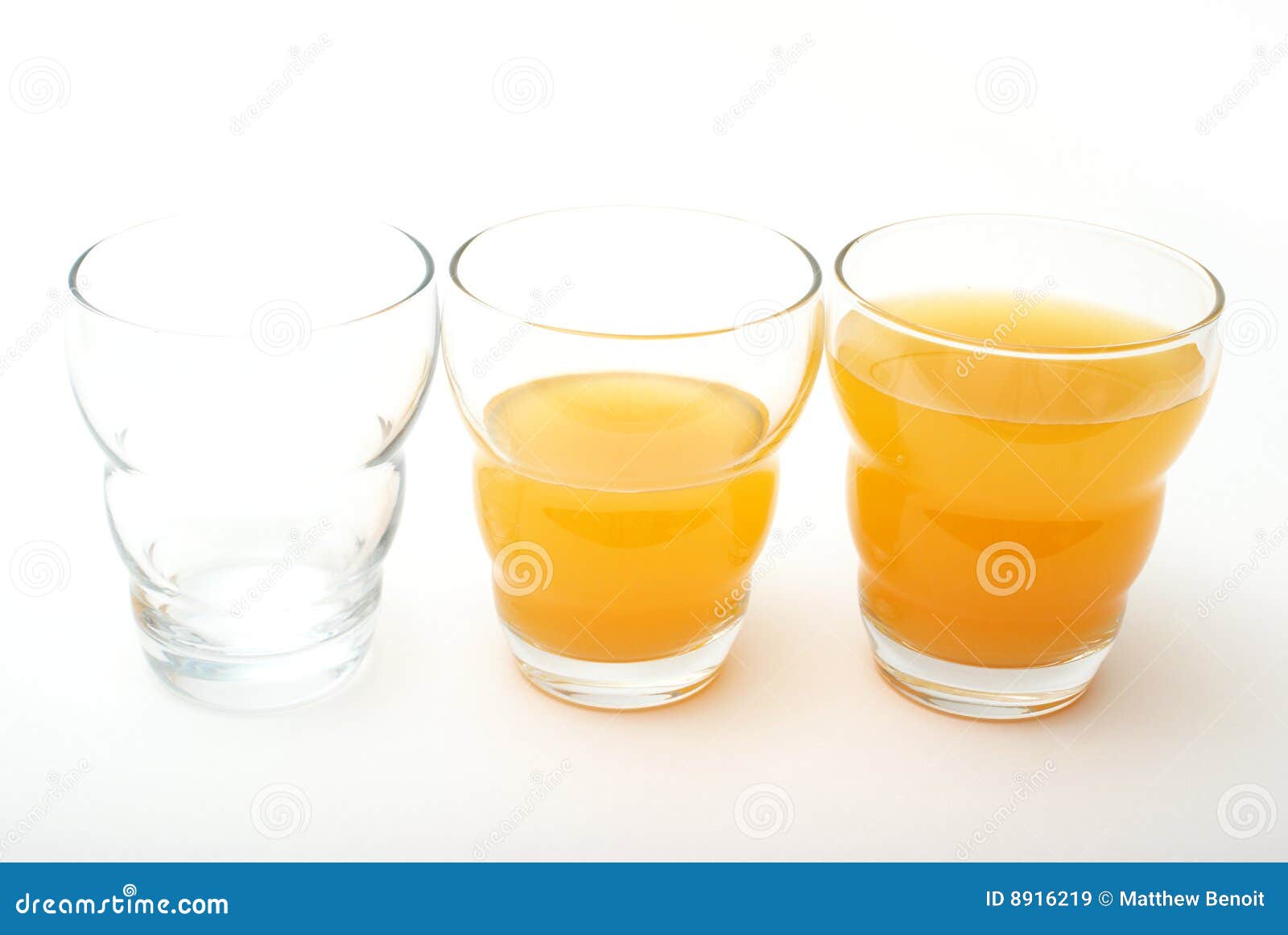 Three Drinks stock image. Image of compare, glass, progress - 8916219
