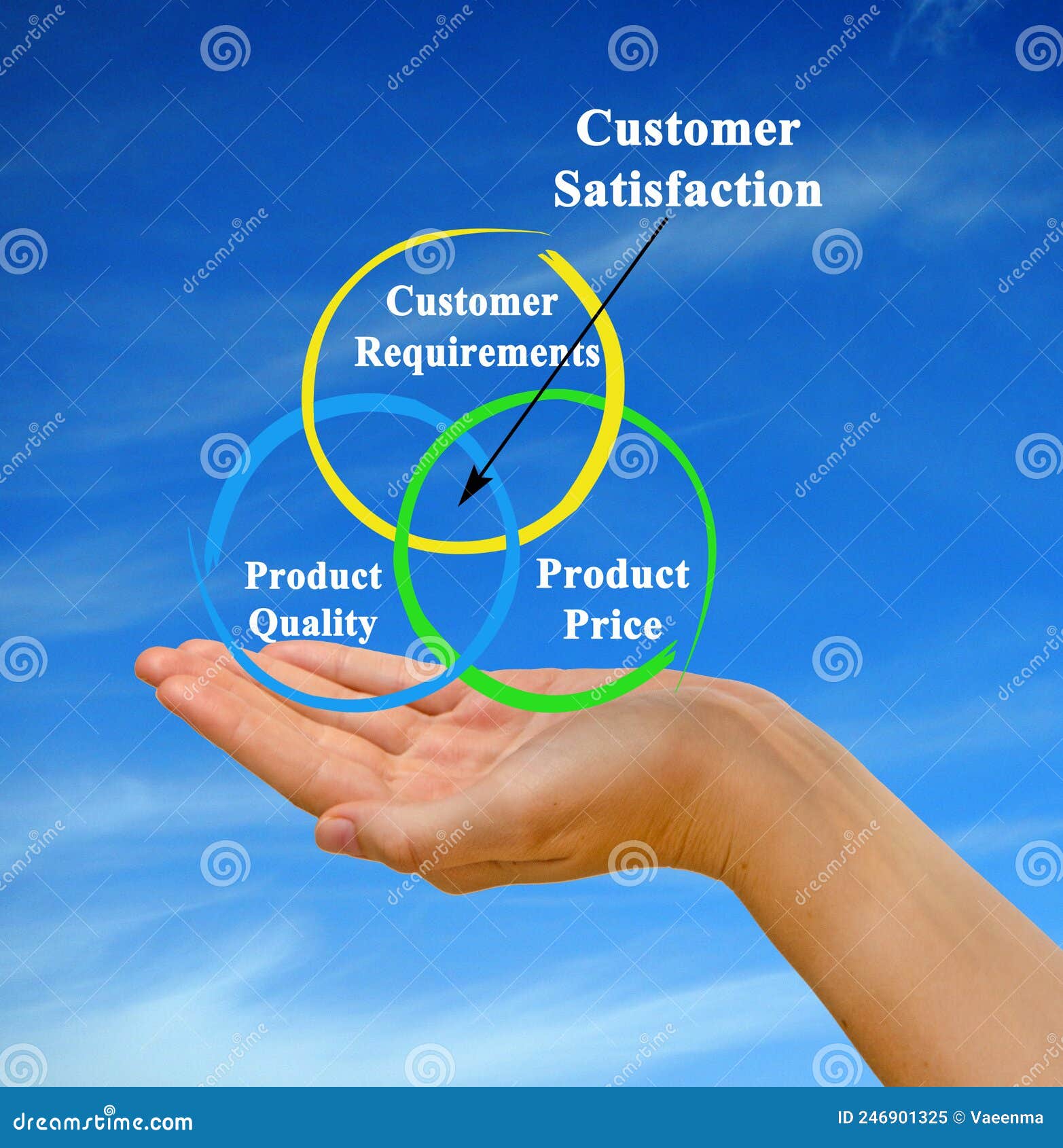 Drivers of Customer Satisfaction Stock Illustration - Illustration of ...