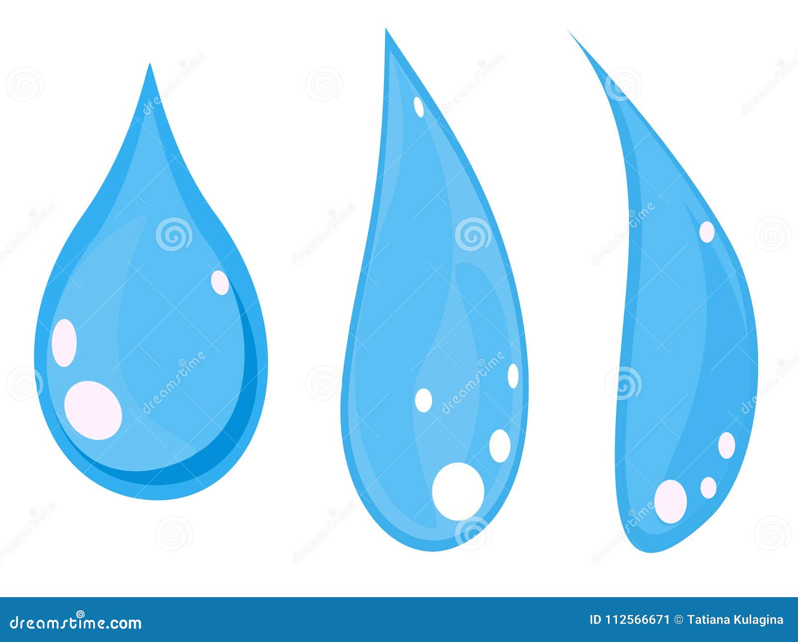 Drops. Vector. stock vector. Illustration of clip, decoration - 112566671
