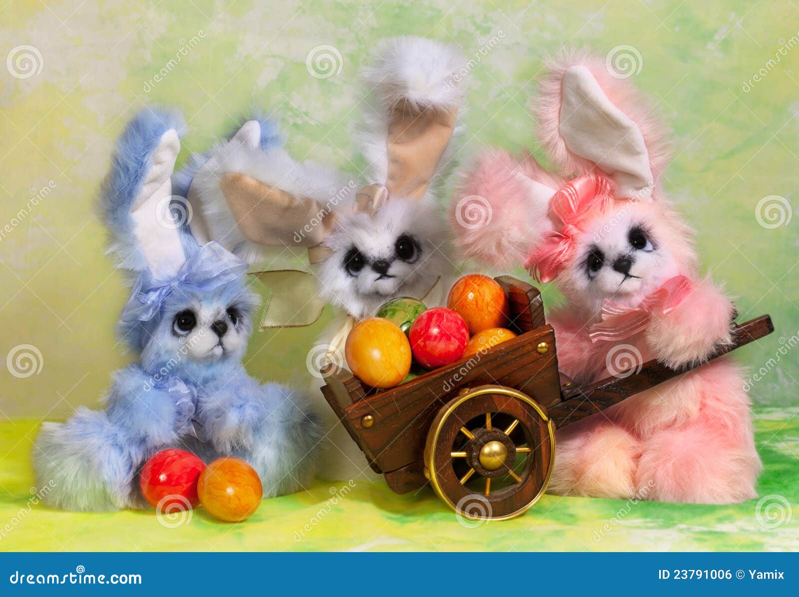 Three Easter bunny rabbit stock photo. Image of rabbit - 23791006
