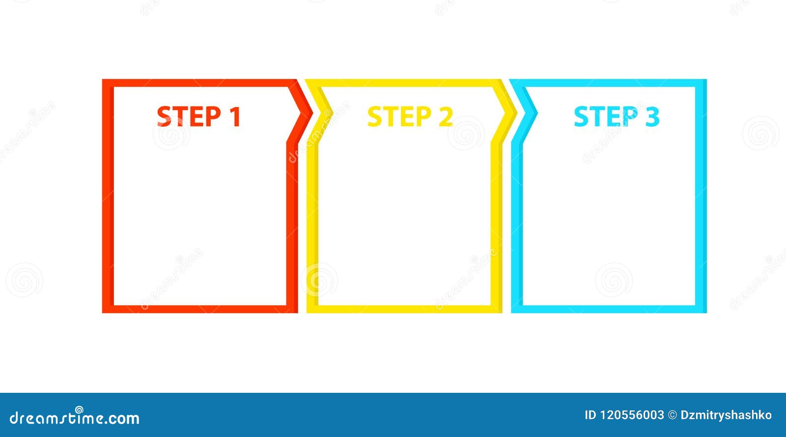 Three 3 Easy Steps Process Template Stock Vector - Illustration of ... Three 3 Easy Steps Process Template Stock Vector - Illustration of ...
