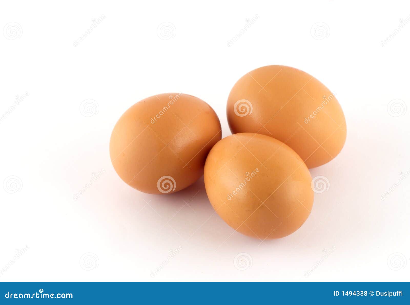Three Eggs - Isolation Picture. Image: 1494338