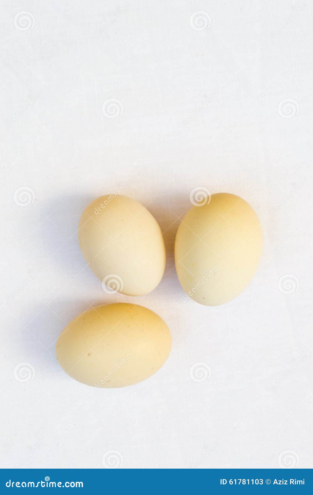 Three eggs stock image. Image of nutrition, simple, close - 61781103