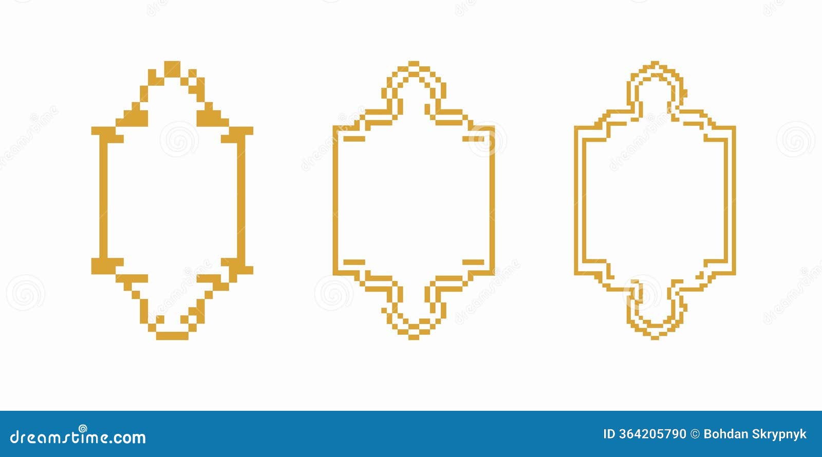 Gold Pixel Goblet Icon. Symbol Of Winner And First Place In An 8bit ...