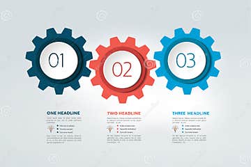 Three Elements Chart, Scheme, Diagram. Stock Vector - Illustration of ...