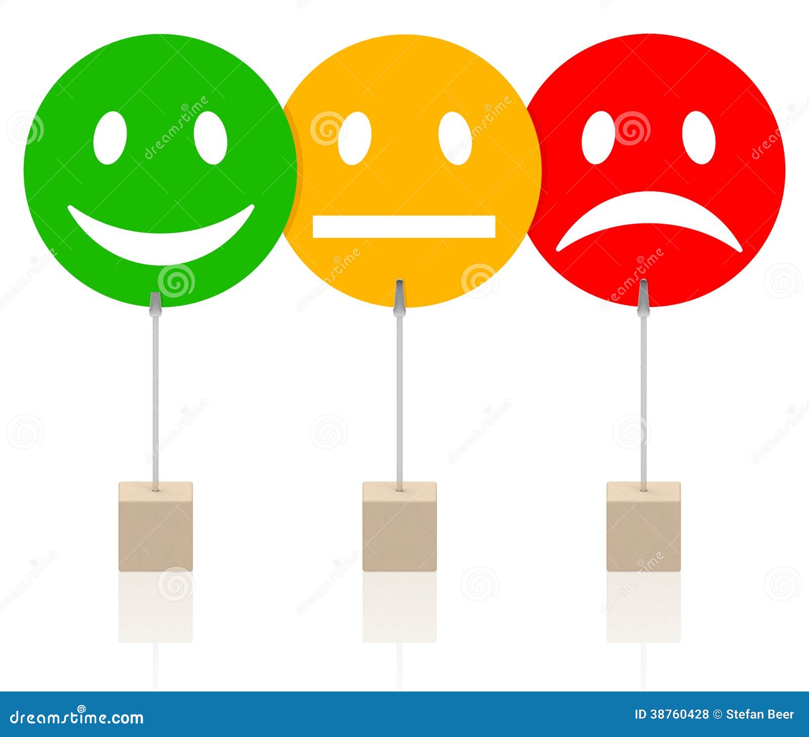 The three emoticons stock illustration. Illustration of test - 38760428