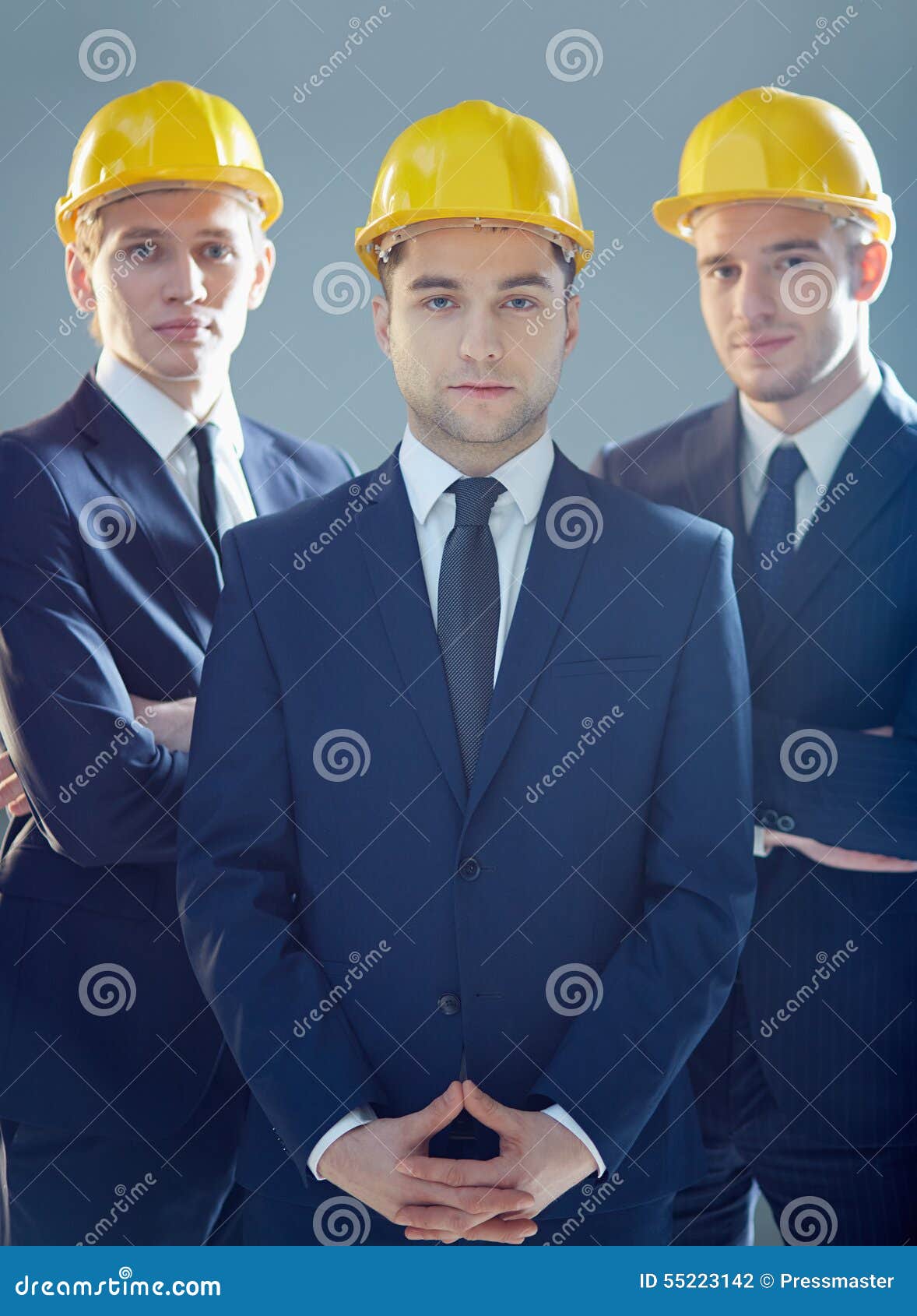 Three engineers stock photo. Image of architect, profession - 55223142