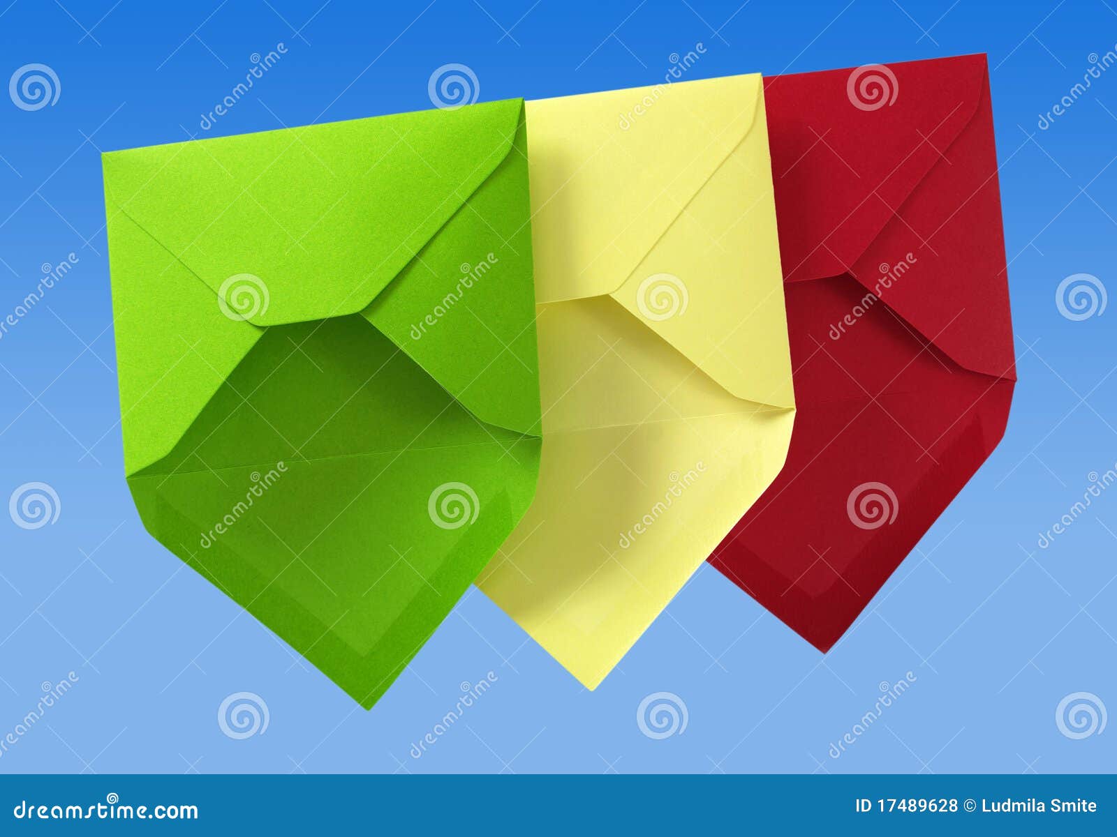 Three envelope. stock photo. Image of sheet, envelope - 17489628