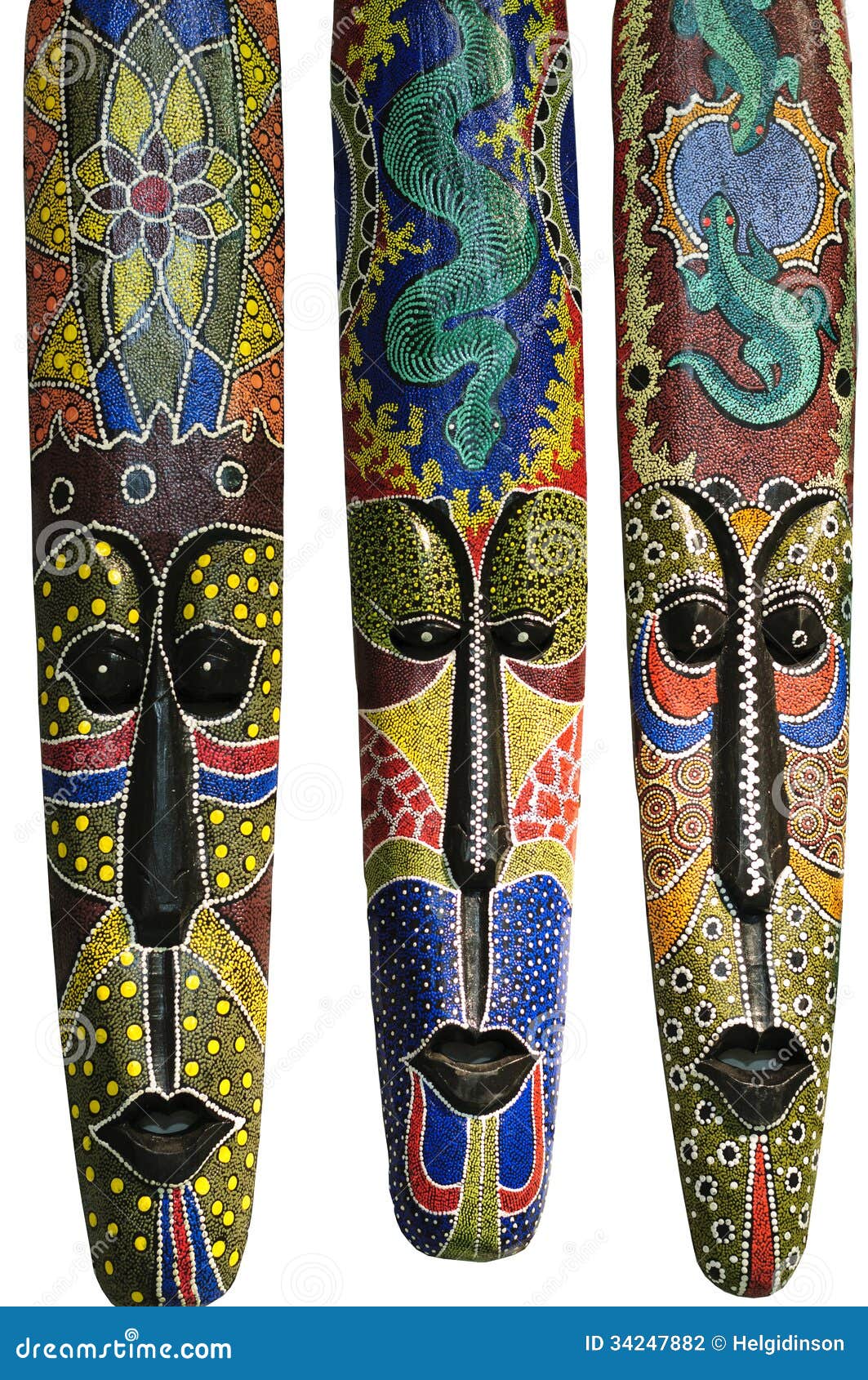 Three ethnic mask stock photo. Image of head, ceremony - 34247882