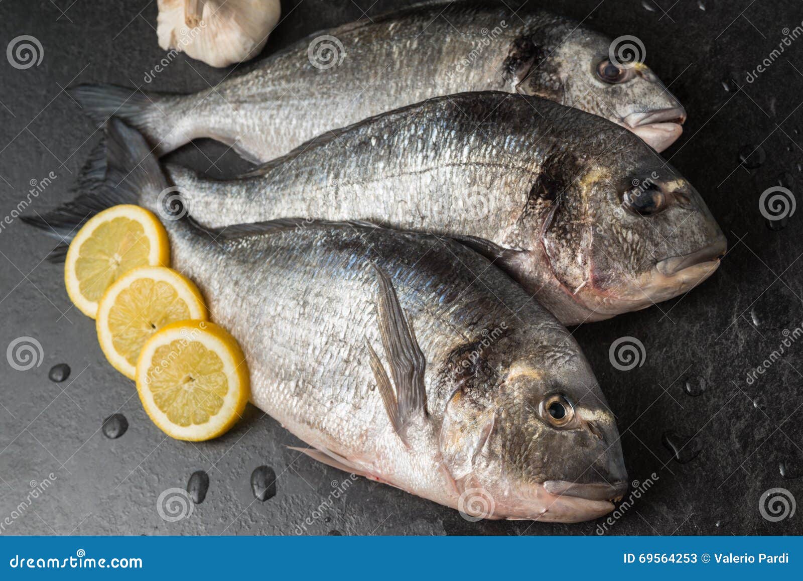 Three Eviscerated Sea Bream Stock Image - Image of marine, dinner: 69564253