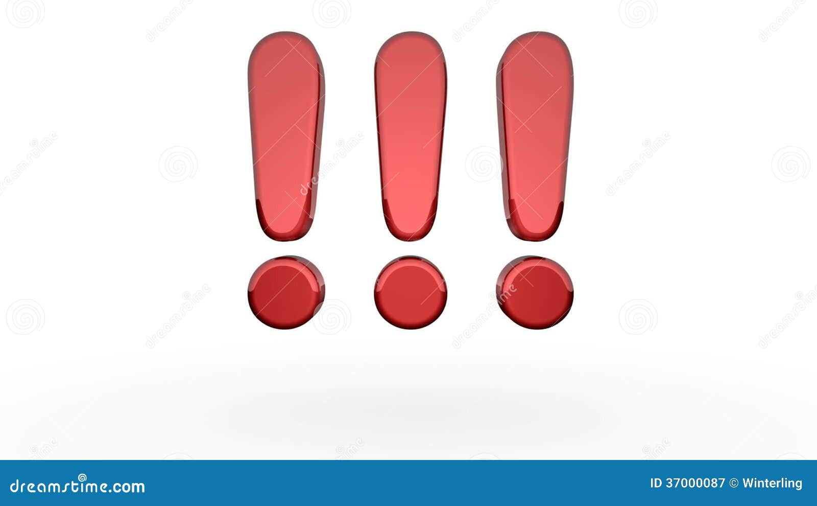 Three Exclamation Marks Bouncing Stock Video - Video of answer ...