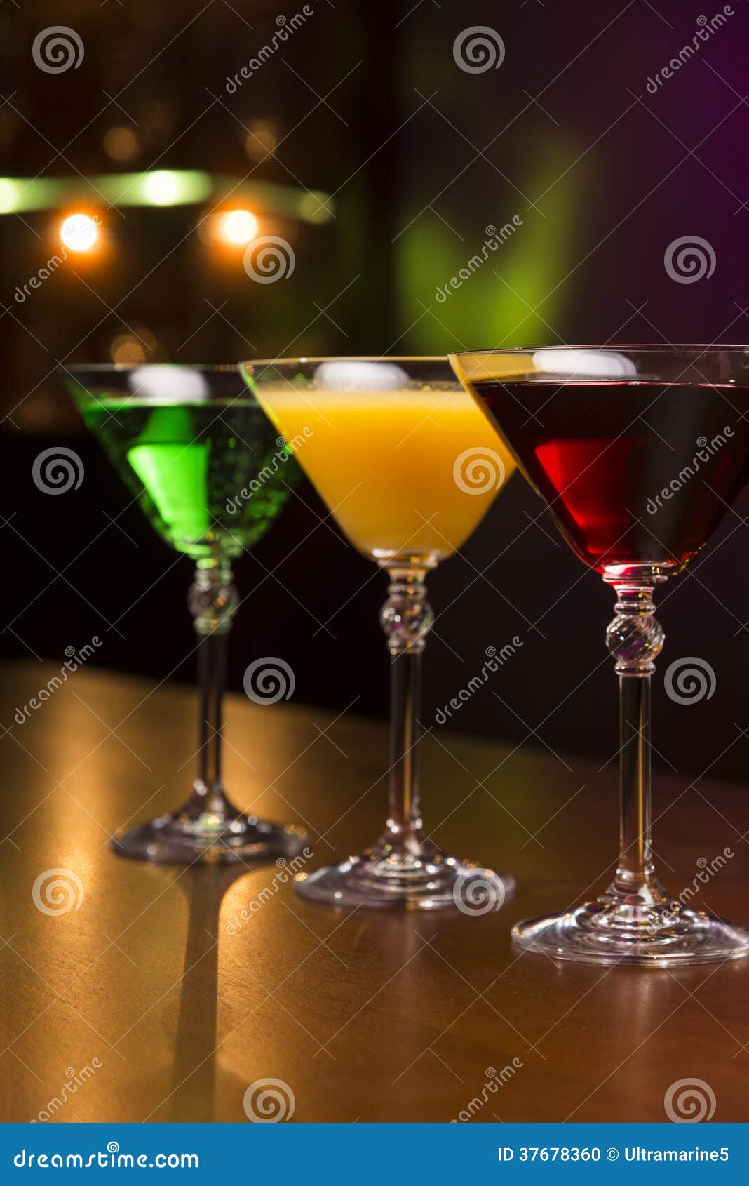 Three exotic cocktails stock photo. Image of three, dark - 37678360
