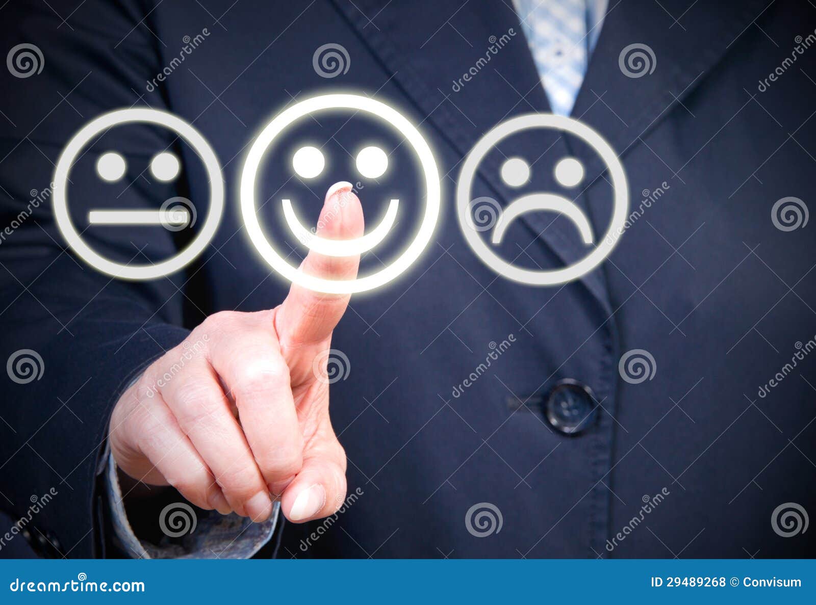 Three face symbols stock photo. Image of smiley, opinion - 29489268