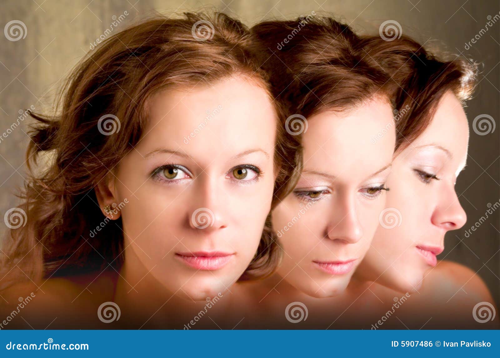 Three faces stock photo. Image of great, human, fantastic - 5907486