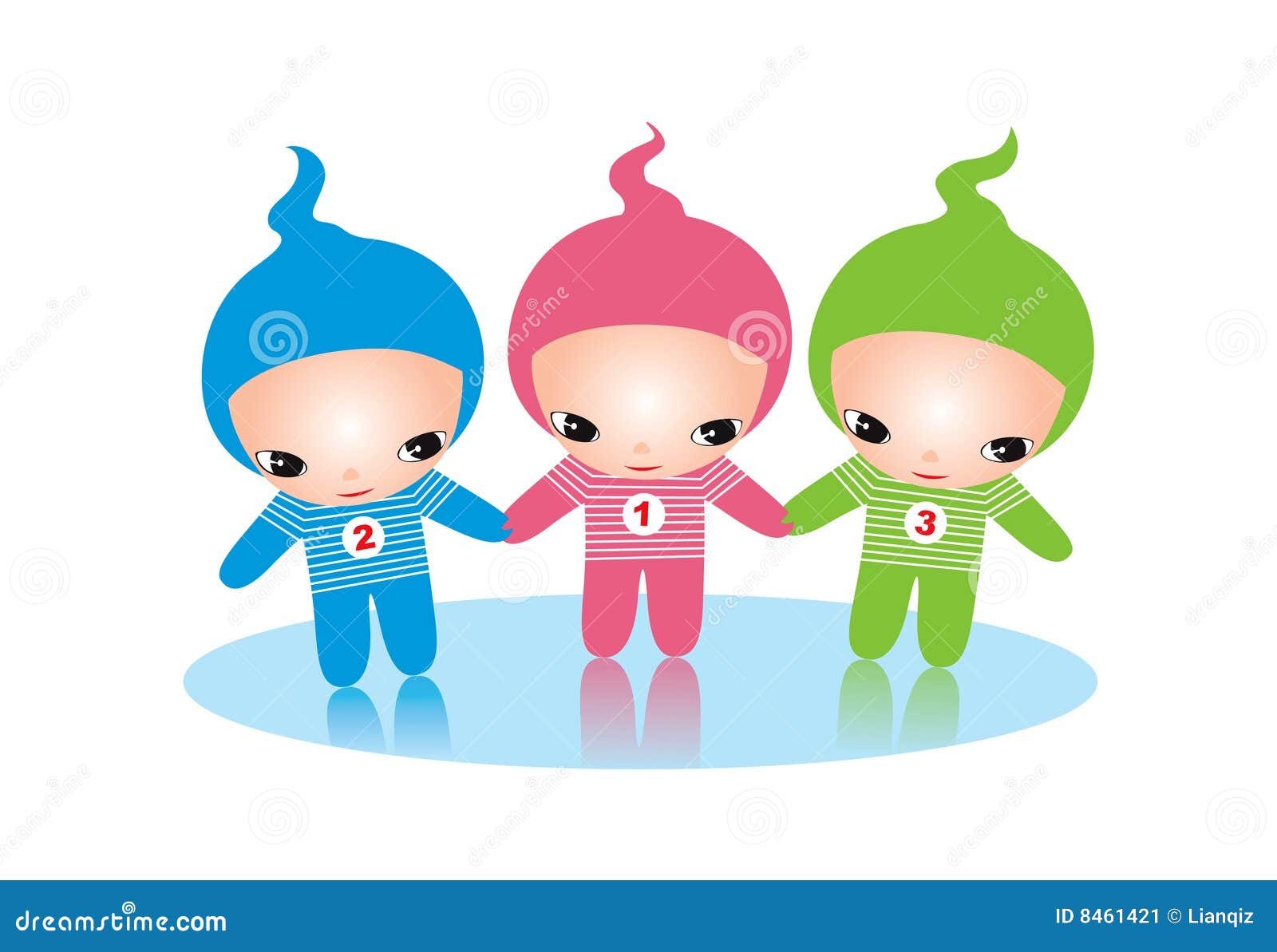 THREE FAIRY stock illustration. Illustration of fairy - 8461421