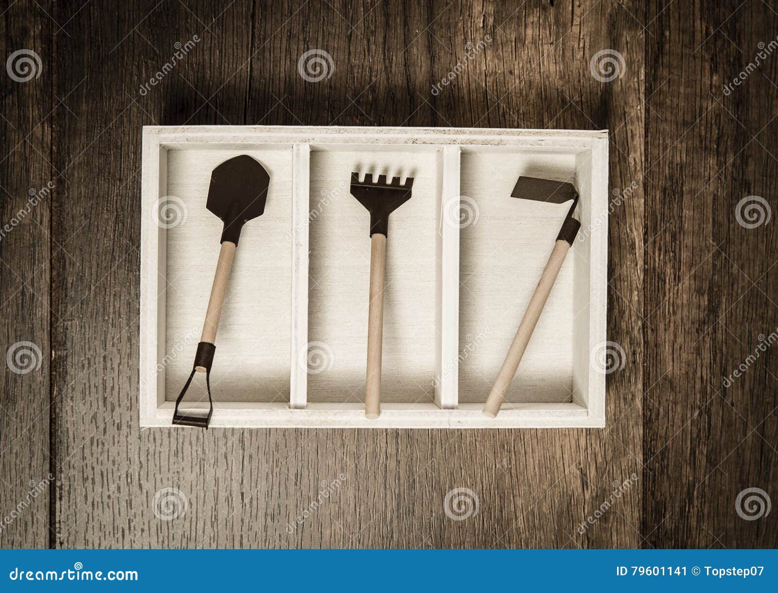 Three Farm Tools in the Box Stock Image - Image of metal, nature: 79601141