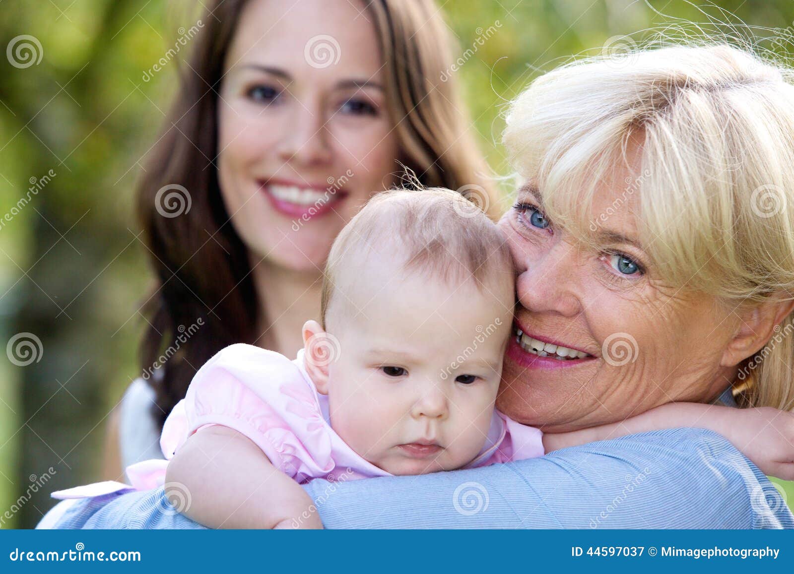 Three female generations stock image. Image of hugging - 44597037