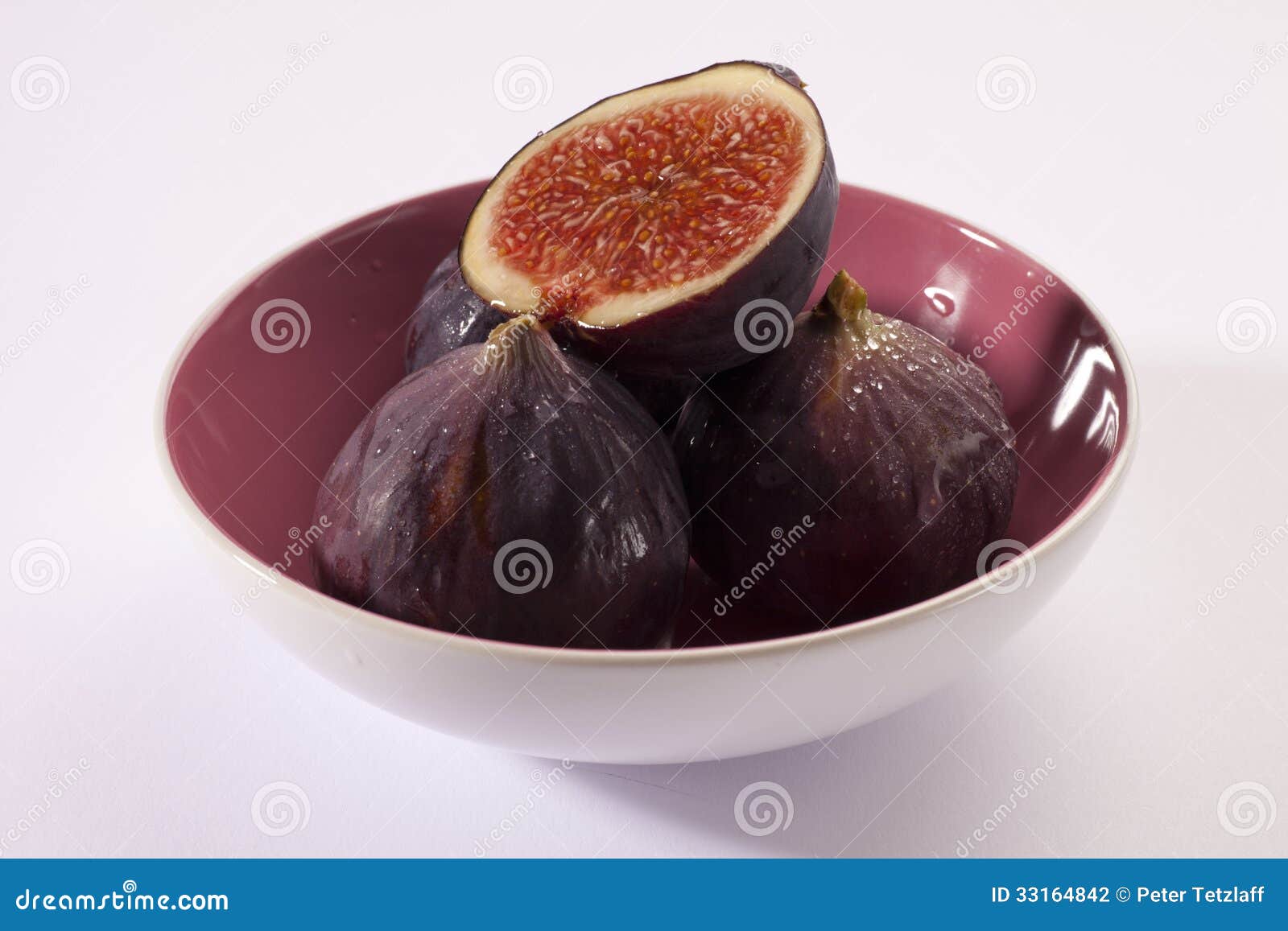 Three figs stock photo. Image of taste, white, nutrition - 33164842