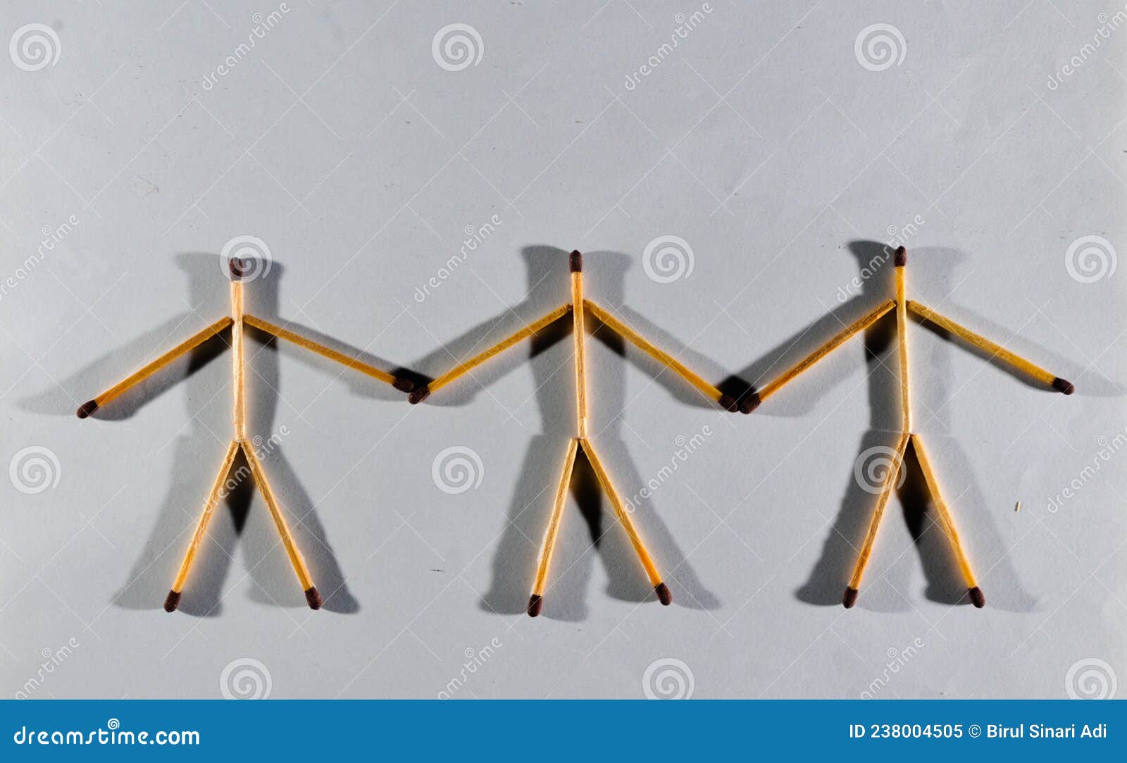 Three Figures of People stock vector. Illustration of number - 238004505