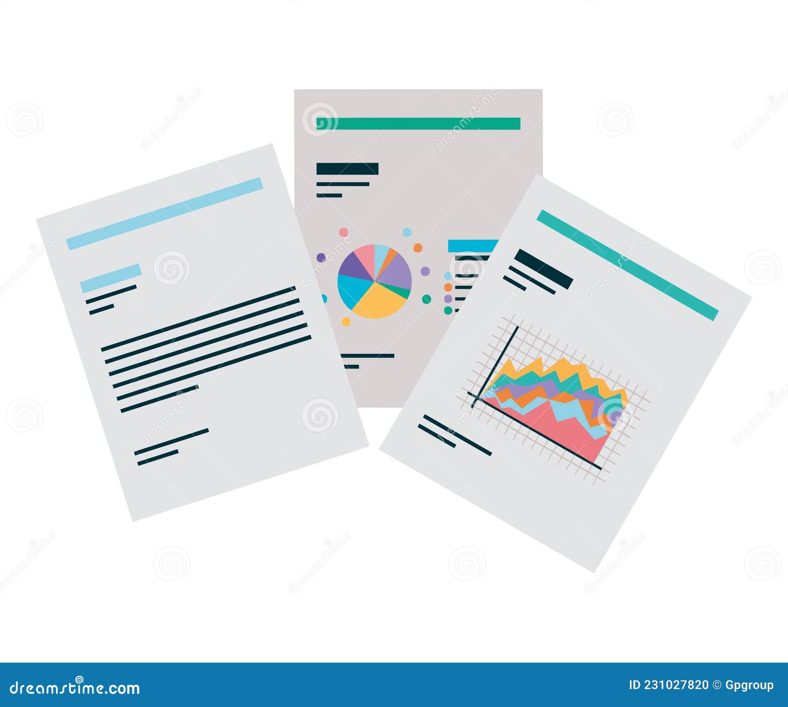 Three files icon stock vector. Illustration of remind - 231027820
