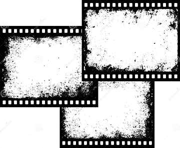 Three film frames stock vector. Illustration of abstract - 33349074
