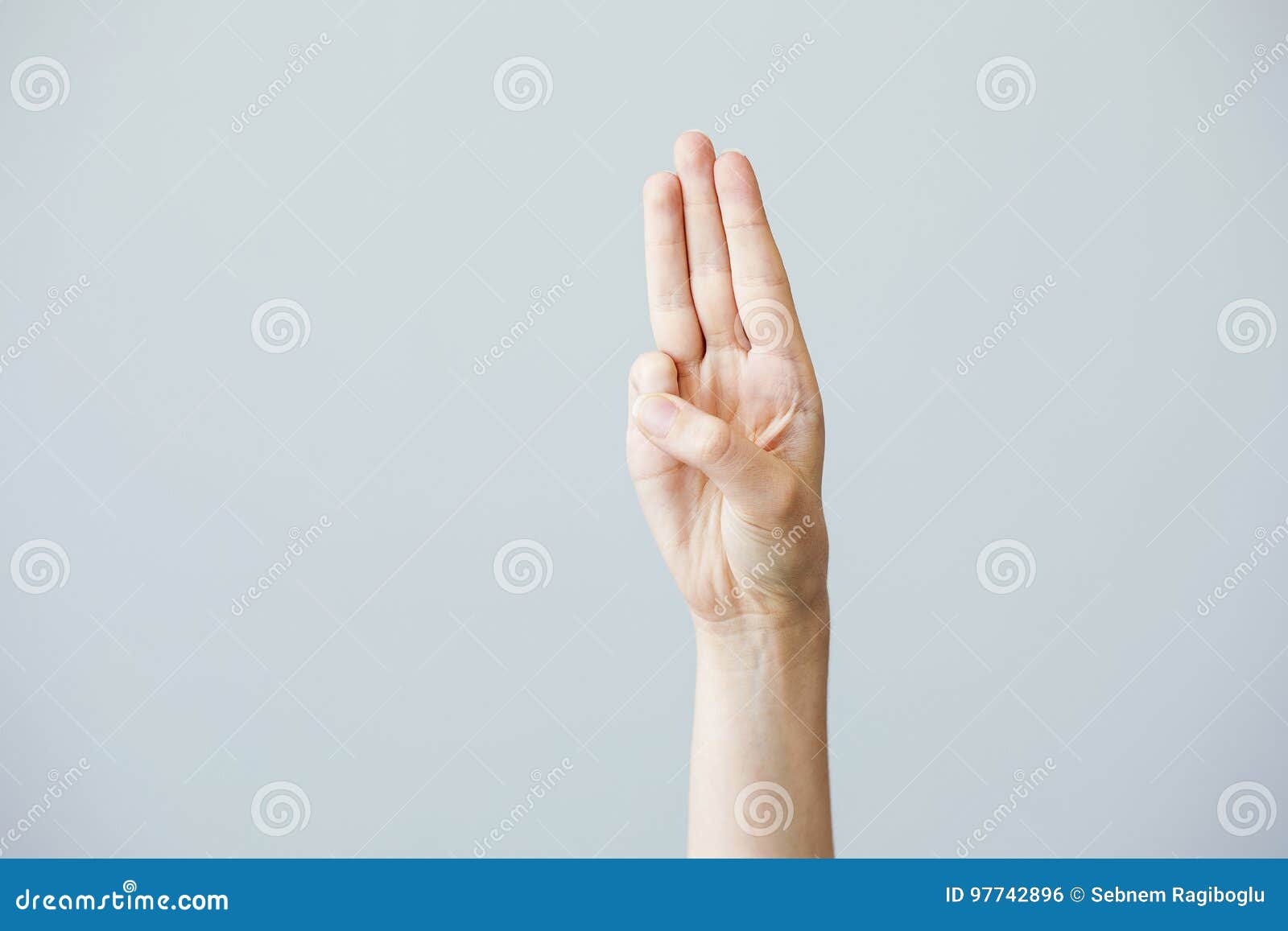 Three Finger Sign Stock Photography | CartoonDealer.com #24300818
