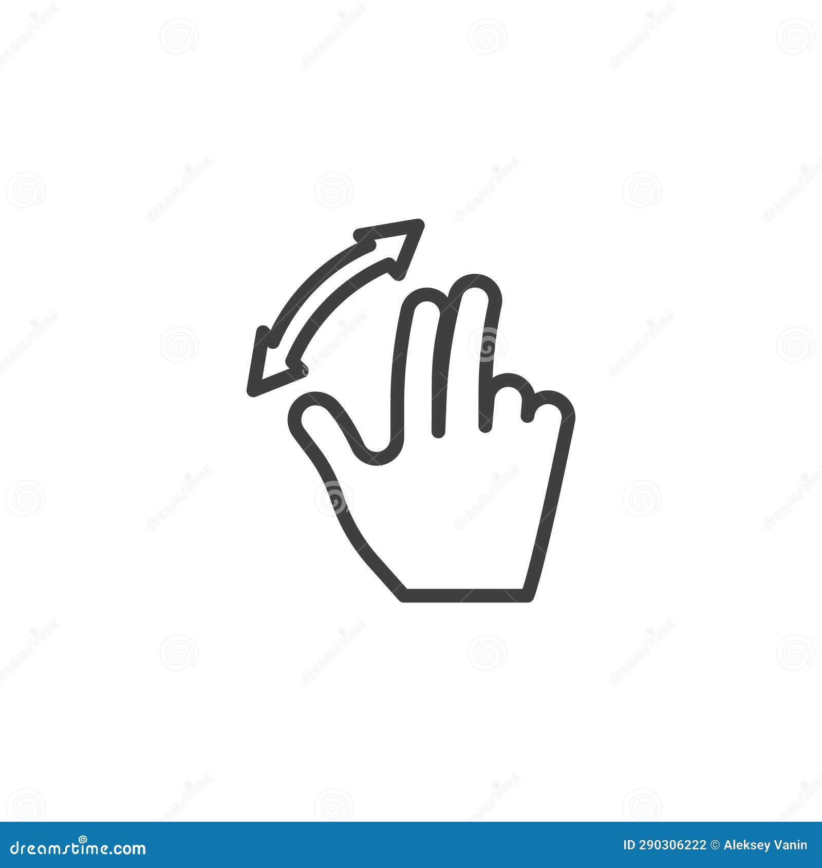 Three Finger Zoom Gesture Line Icon Stock Vector - Illustration of ... Three Finger Zoom Gesture Line Icon Stock Vector - Illustration of ...