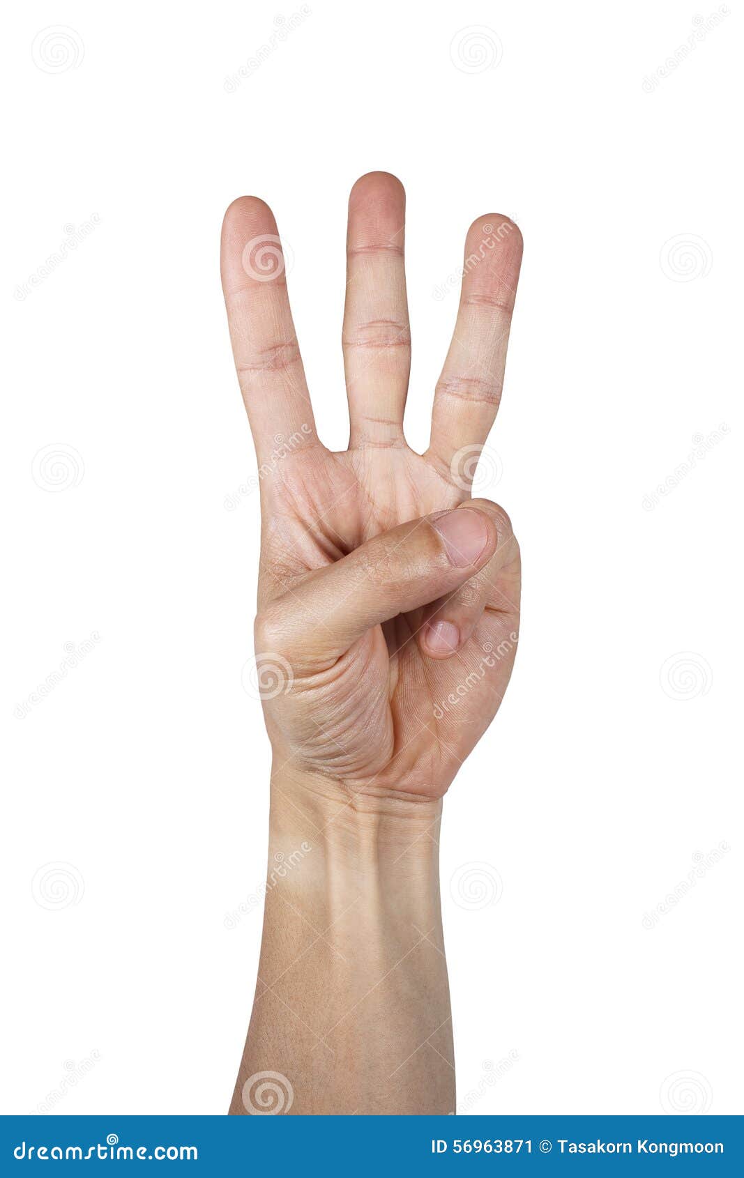 Three Finger Sign