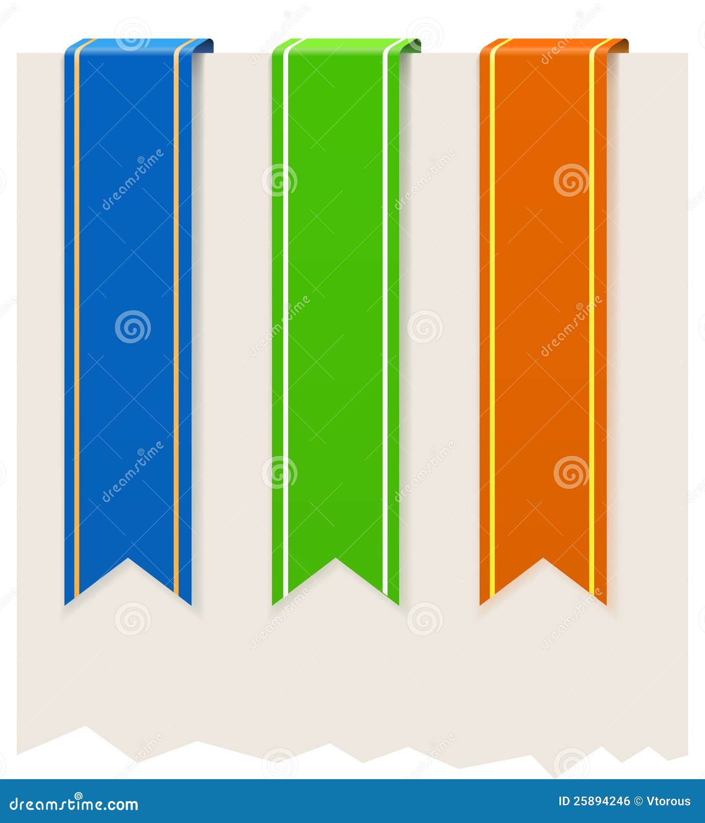 Three flags stock vector. Illustration of painting, design - 25894246
