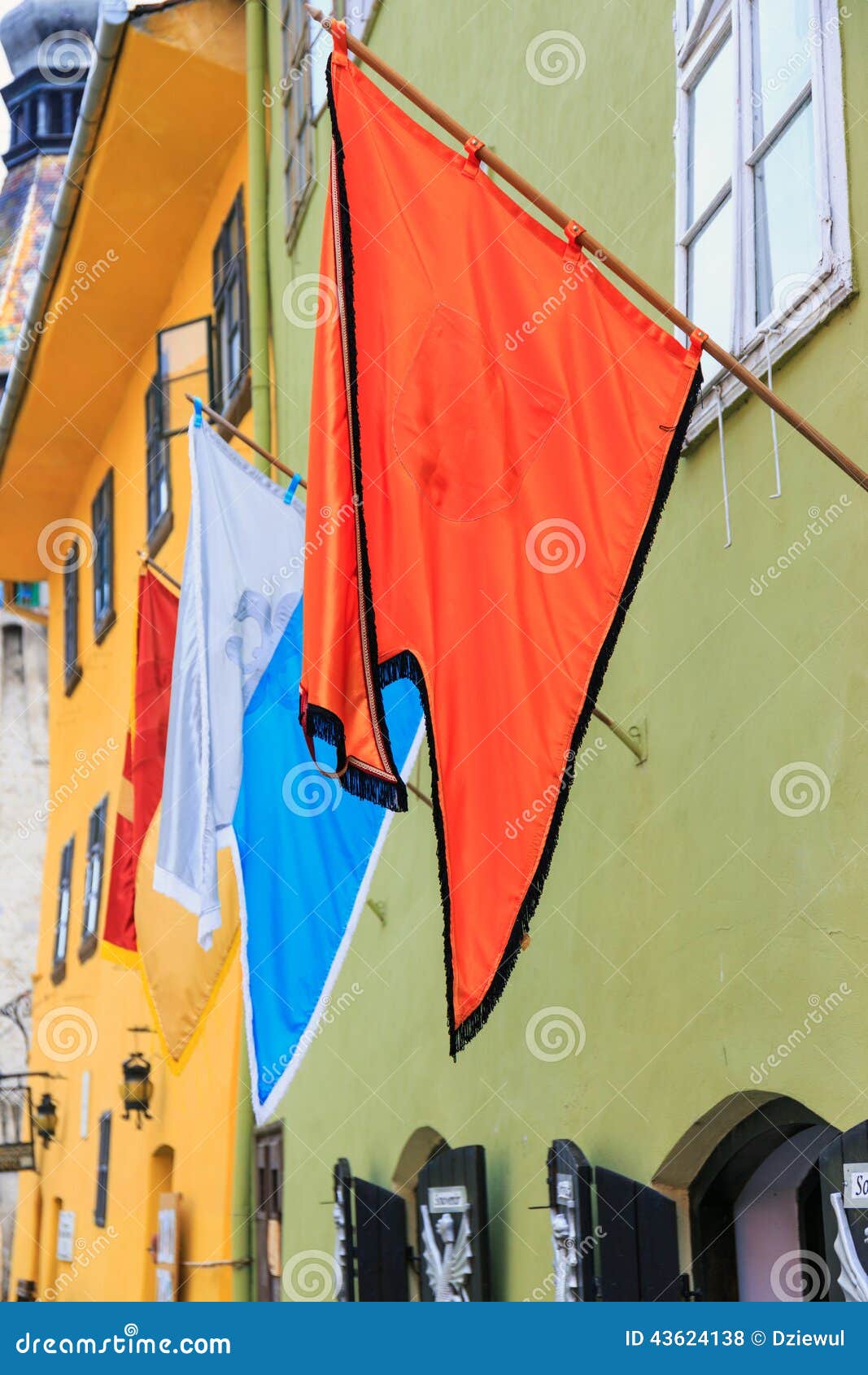 Three flags stock photo. Image of europe, tourism, clear - 43624138